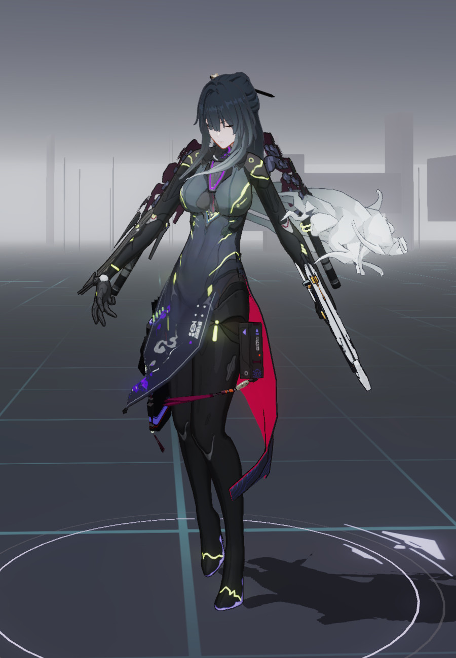 Yinlin x Bianca [PGR]-Ink Lit Hermit Mod for Wuthering Waves | WuWa Mods