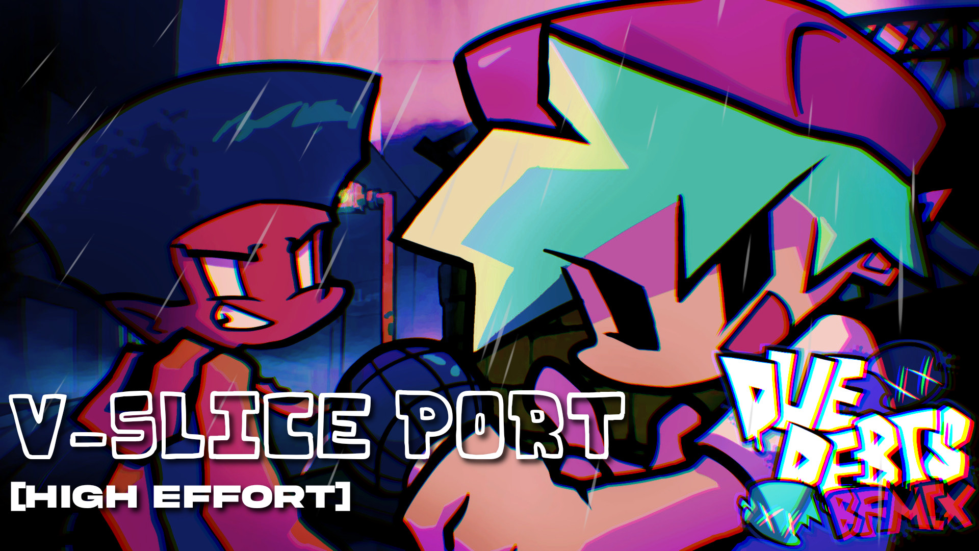 DUE DEBTS (BF MIX) V-Slice Port [HIGH EFFORT] Mod for Friday Night ...