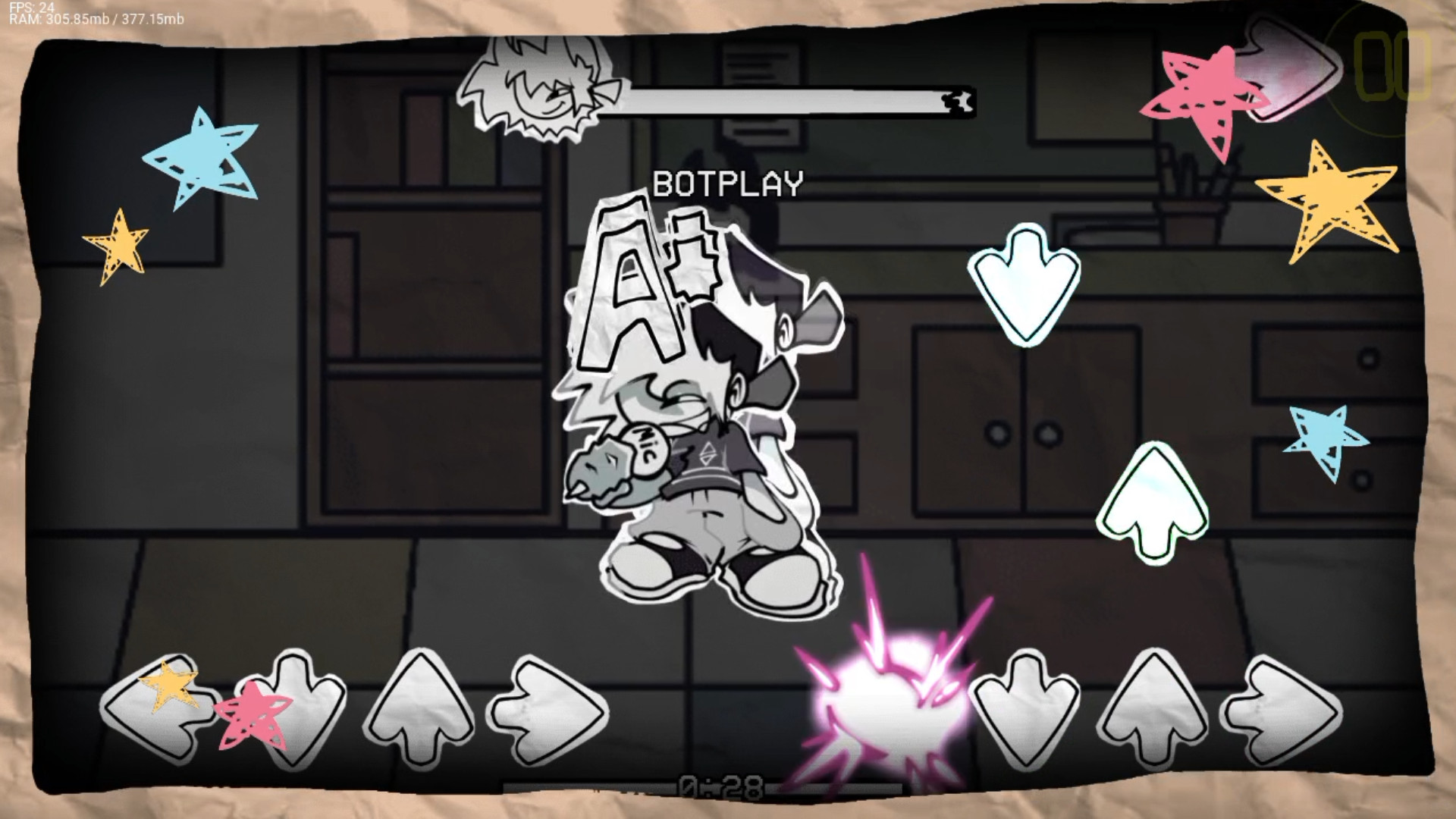 FNF' Paper Education P-Slice port Mod for Friday Night Funkin' | FNF Mods