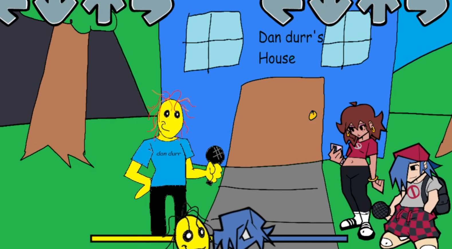 FNF: WELCOME TO DURR LAND Mod for Friday Night Funkin' | FNF Mods
