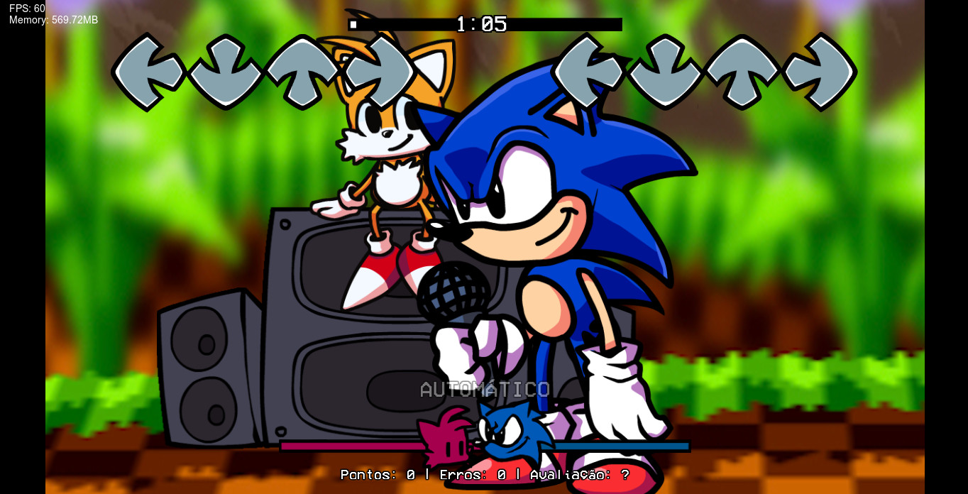 Playable Sonic (Sonic.EXE Style) + FLA Mod for Friday Night Funkin ...