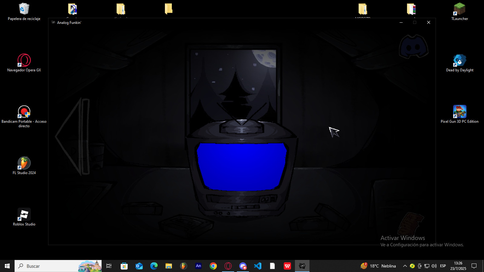 FNF VS Analog Funkin V1 Optimizado-optimized Mod for Friday Night ...