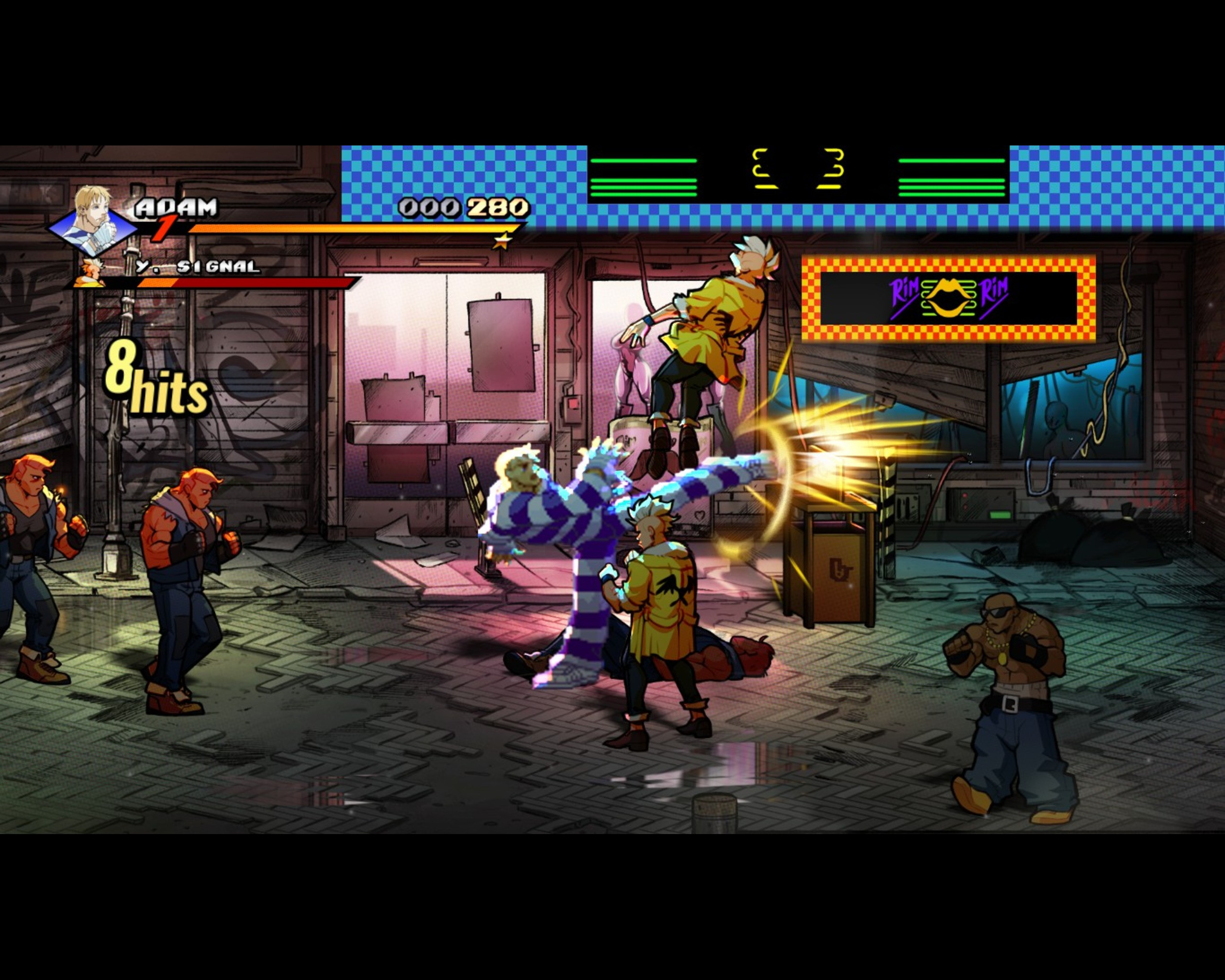 Cody (SFA3) over Adam (SOR4) Mod for Streets of Rage 4 | SOR4 Mods