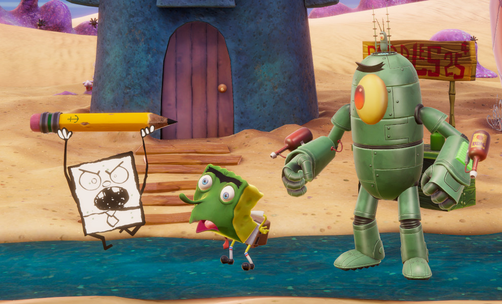 Abrasive SpongeBob Mod for Nickelodeon All-Star Brawl 2 | NASB2 Mods