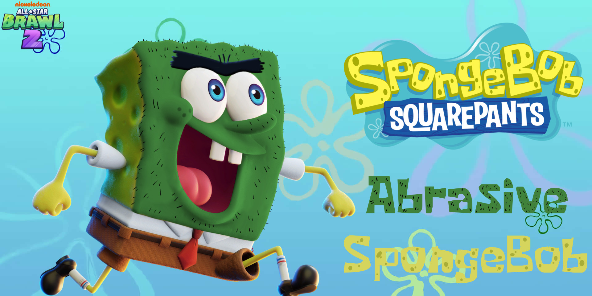 Abrasive SpongeBob Mod for Nickelodeon All-Star Brawl 2 | NASB2 Mods