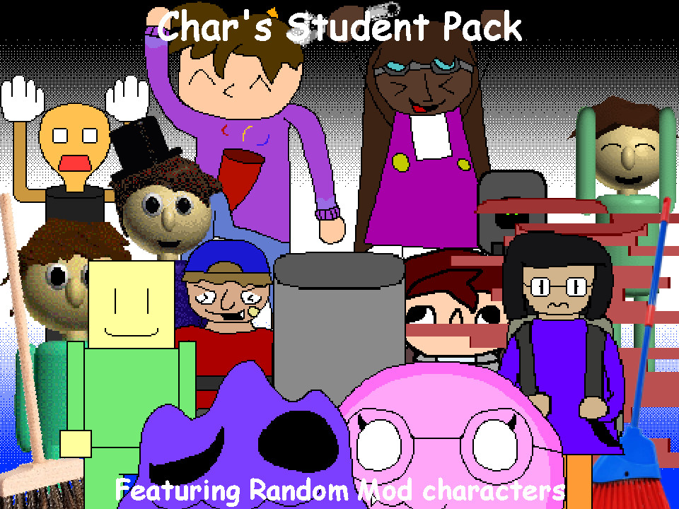 Char's Students Pack! Ft characters in other mods Mod for Baldi's ...
