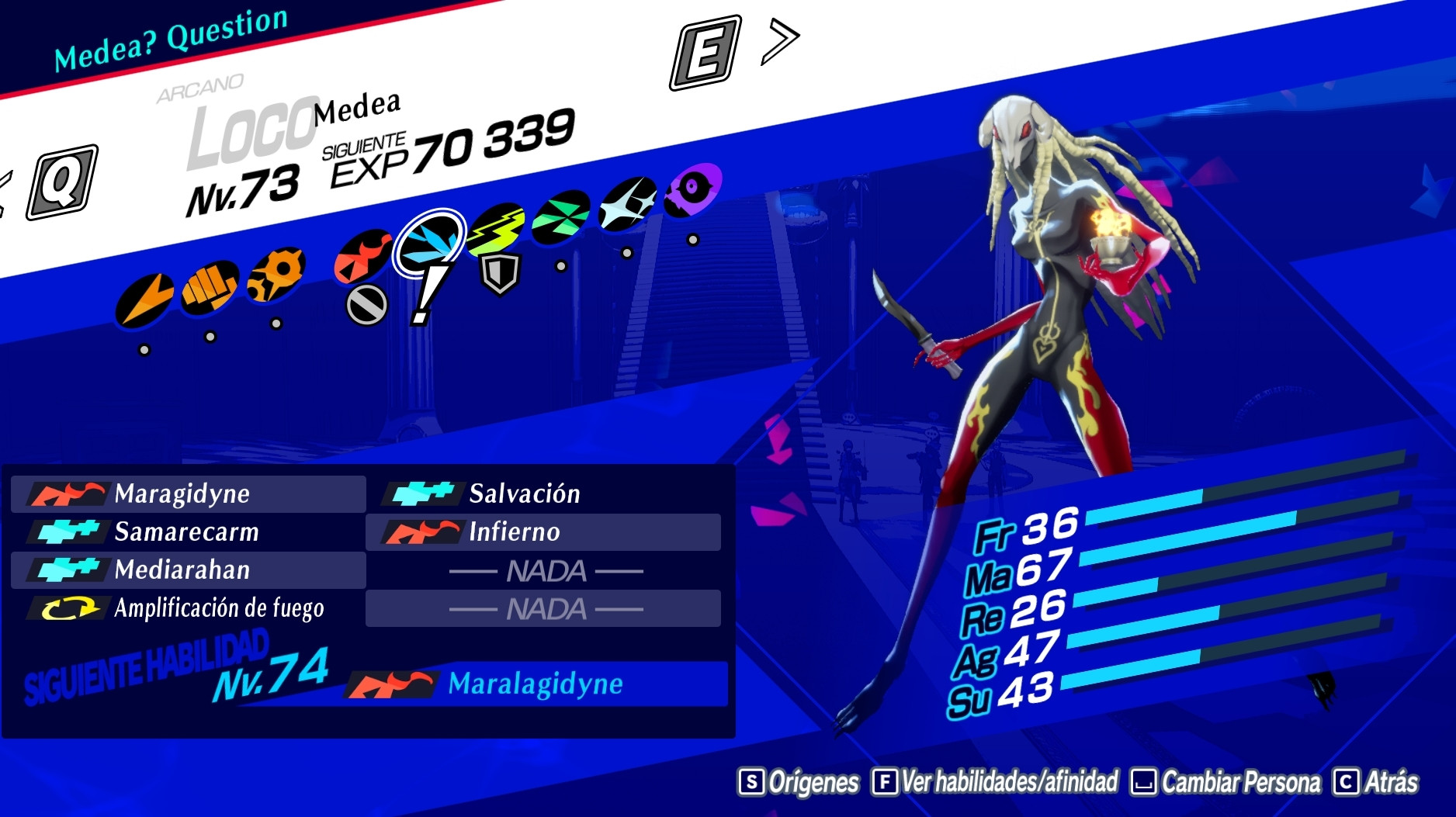 Progressive Medea Mod for Persona 3 Reload | P3R Mods