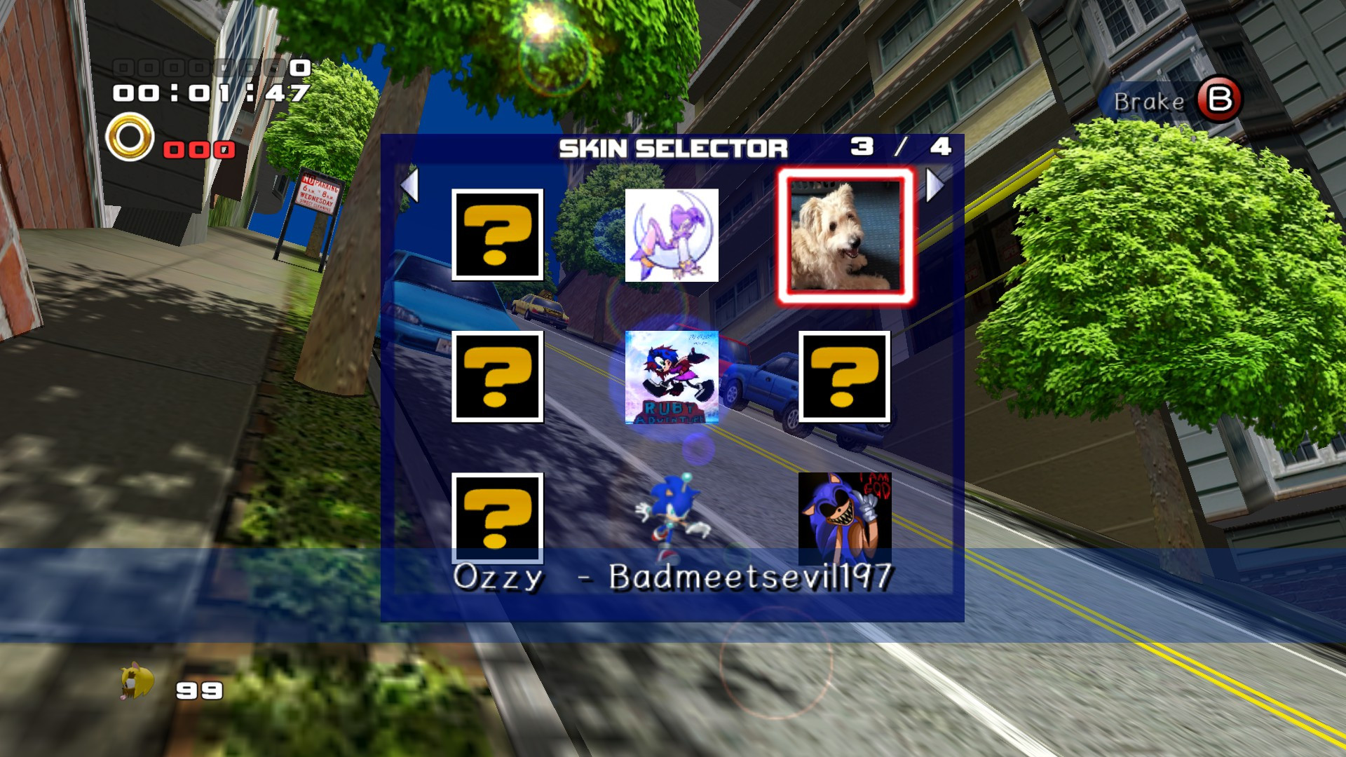 Ozzy Pawsborn Prince of barkness Mod for Sonic Adventure 2 | SA2 Mods