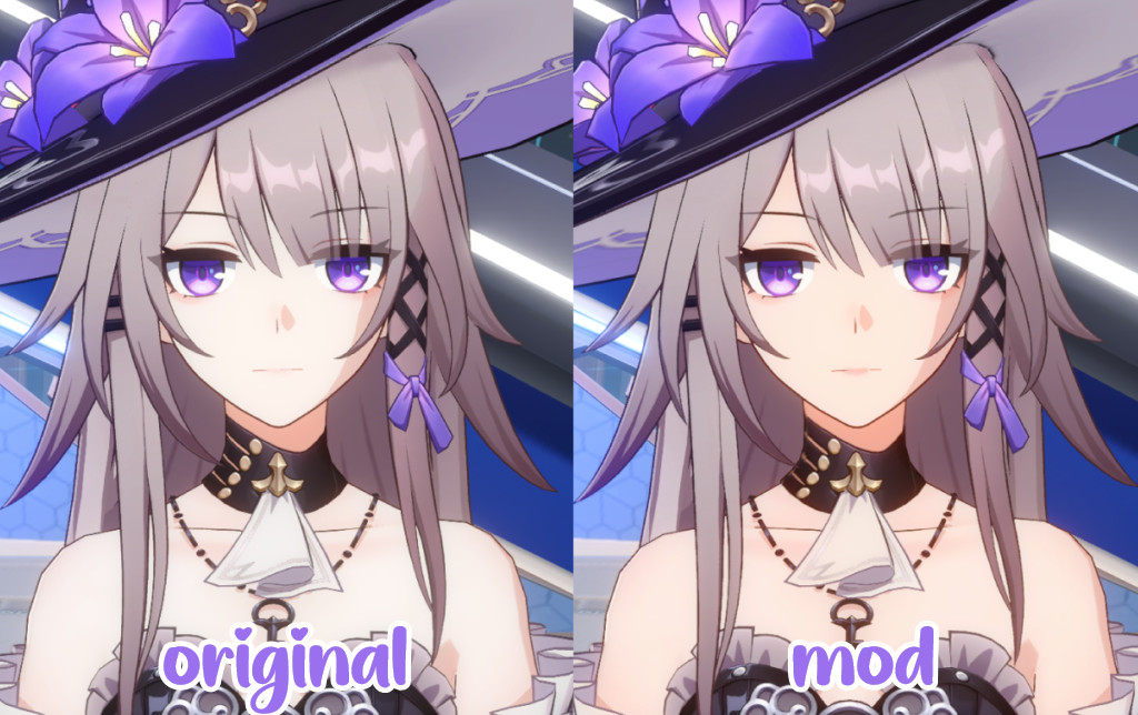 less grey | the herta Mod for Honkai Star Rail | HSR Mods