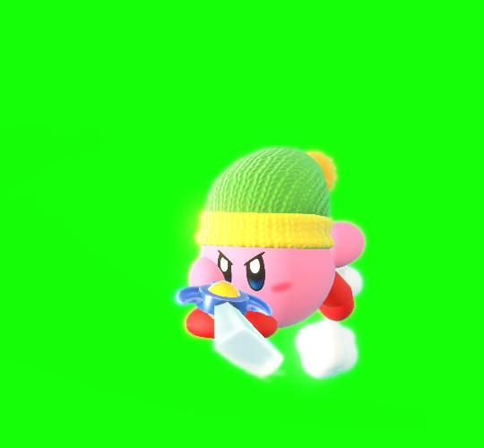 Green Screen Room Mod for Kirby and the Forgotten Land | K:FL Mods