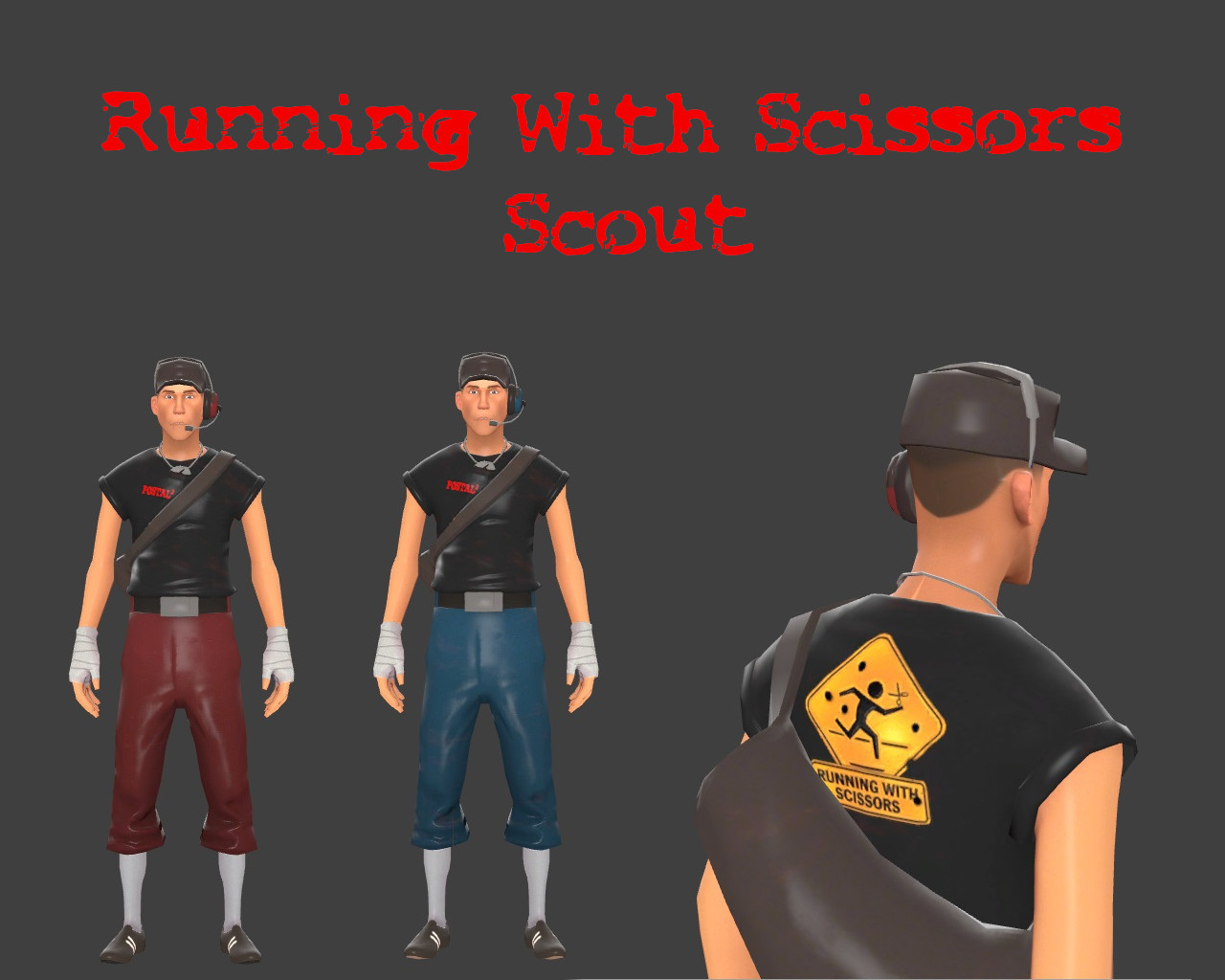 Running With Scissors Scout Mod for Team Fortress 2: Gold Rush | TF2GR Mods