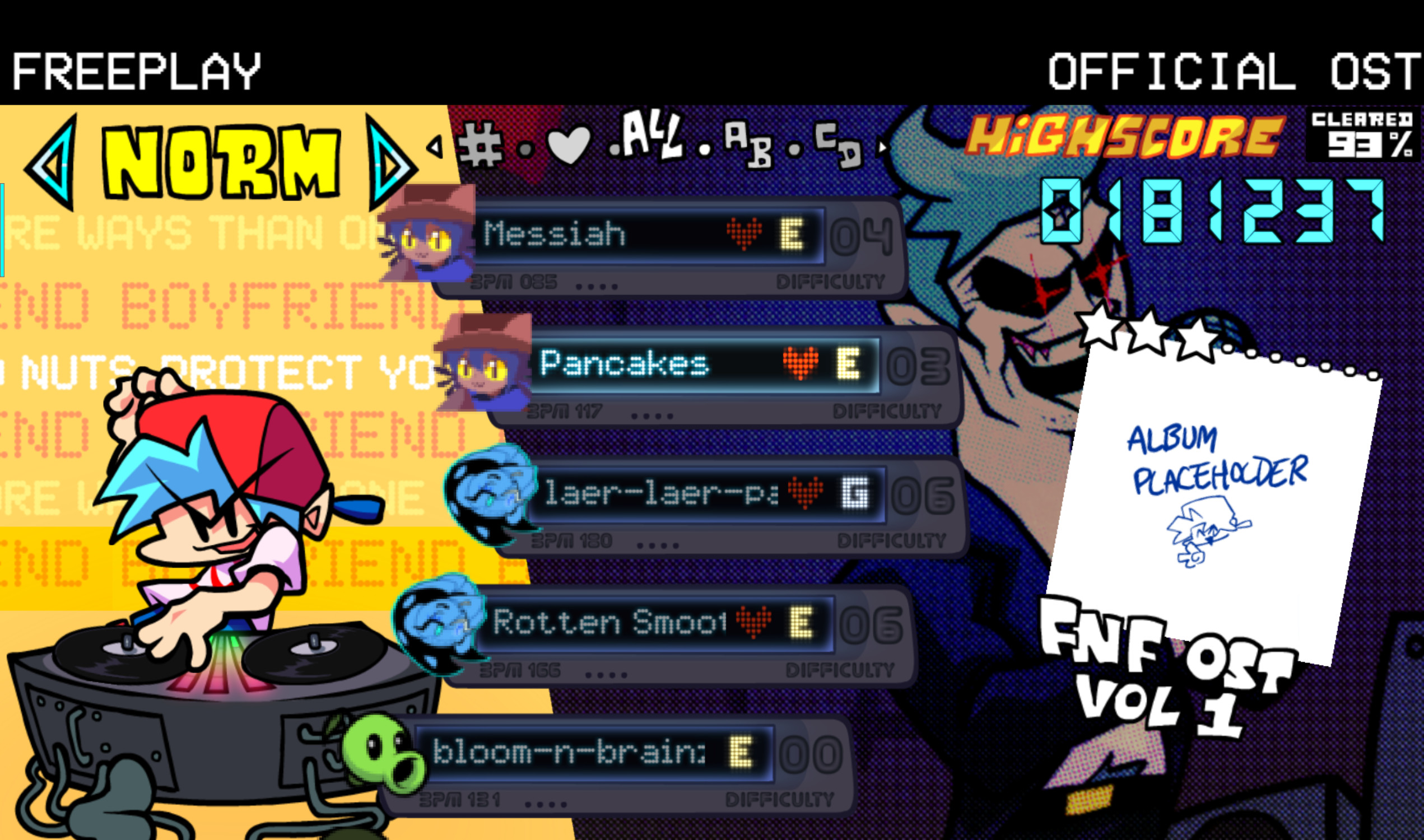 random song pack Early 1st anniversaryupdate Mod for Friday Night ...