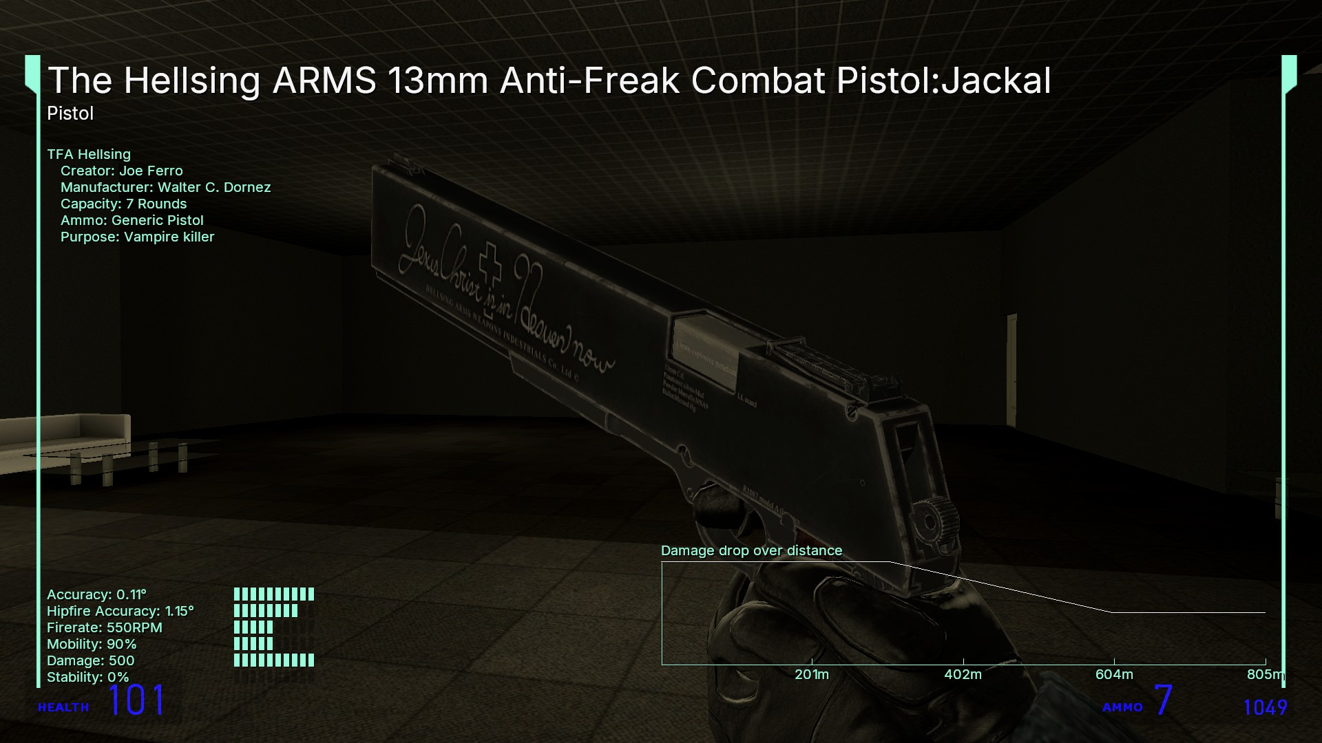 TFA Hellsing weapons Mod for Garry's Mod | GMod Mods