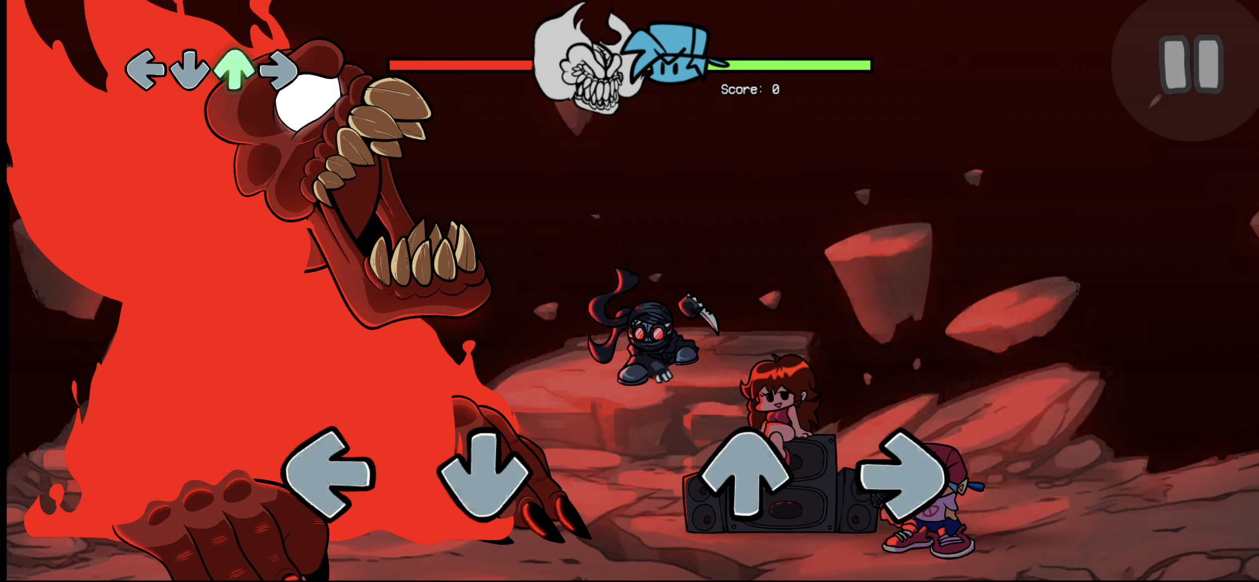 Full Ass Tricky V-Slice Port MOBILE SUPPORT Mod for Friday Night Funkin' | FNF Mods