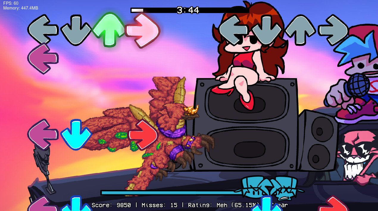 (Yharon Terraria) Roar of the jungle dragon Mod for Friday Night Funkin ...