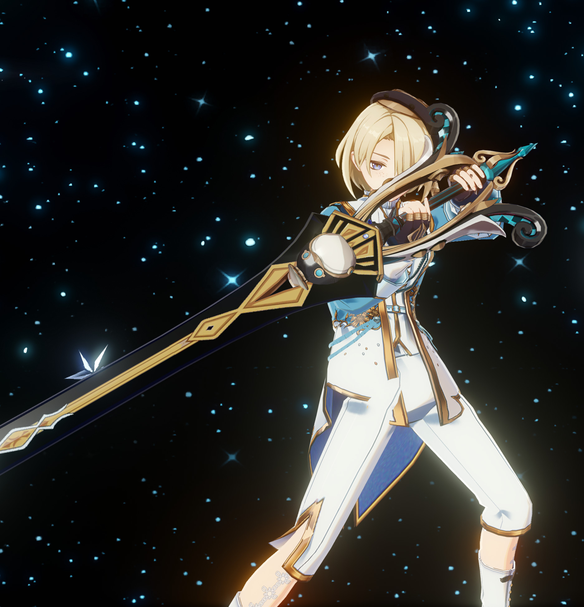 Grand Showsman Freminet Claymore Mod for Genshin Impact | GI Mods