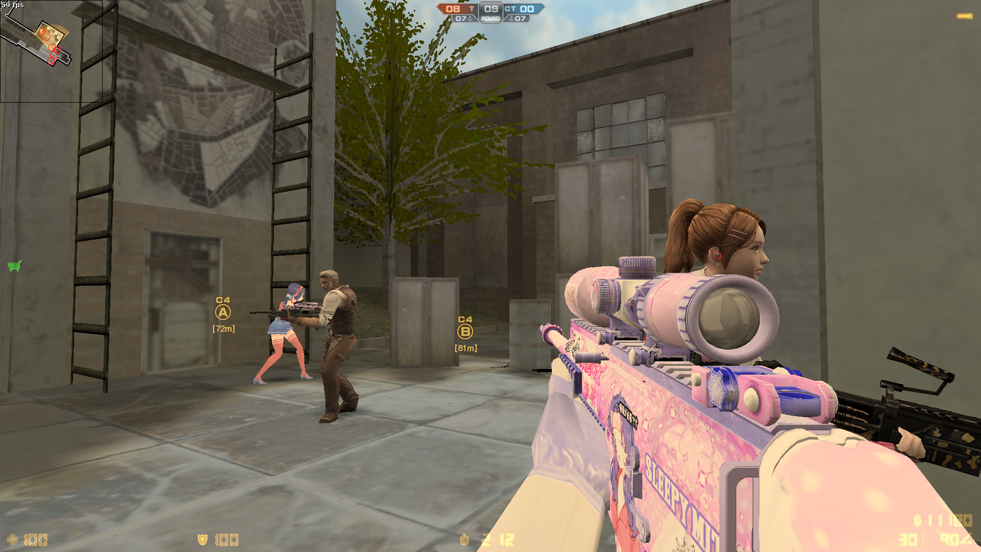 SCAR-Heavy Tactical PR - Mita Drowsy 【Miside】 Mod for Counter-Strike 1.6 | CS1.6 Mods