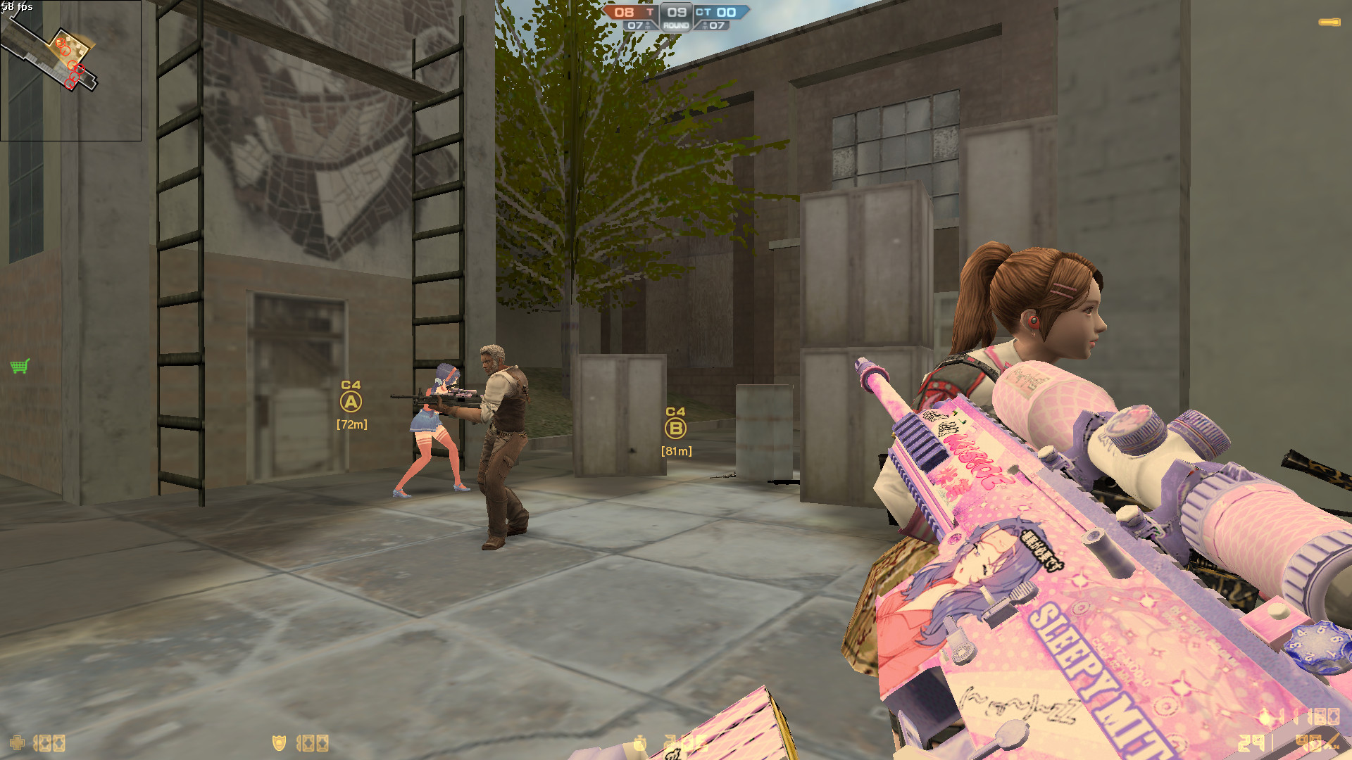 SCAR-Heavy Tactical PR - Mita Drowsy 【Miside】 Mod for Counter-Strike 1.6 | CS1.6 Mods