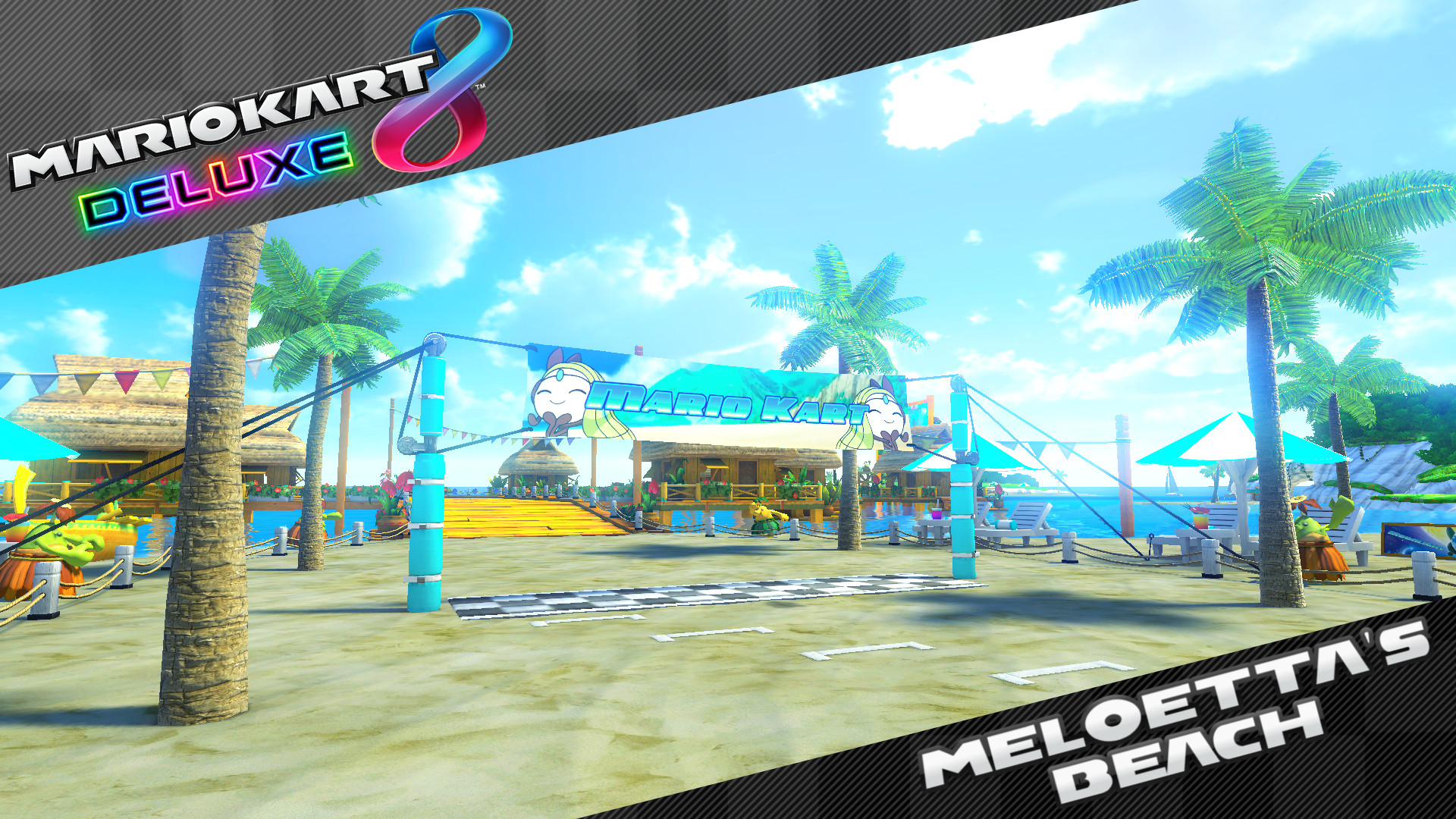 Meloetta's Beach Mod for Mario Kart 8 Deluxe | MK8D Mods