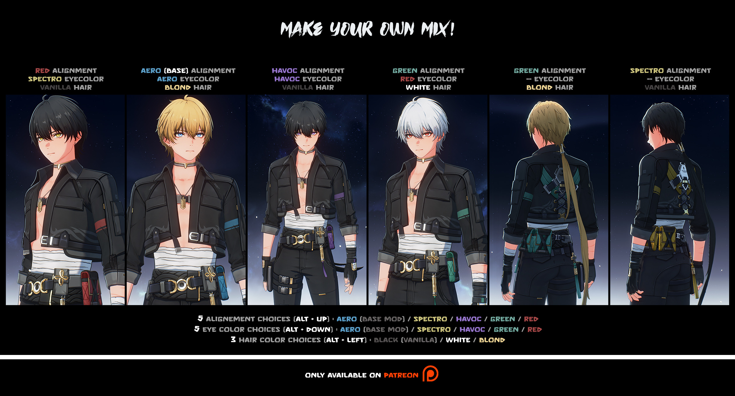 Radiant Ronin Rover (Male) Mod for Wuthering Waves | WuWa Mods