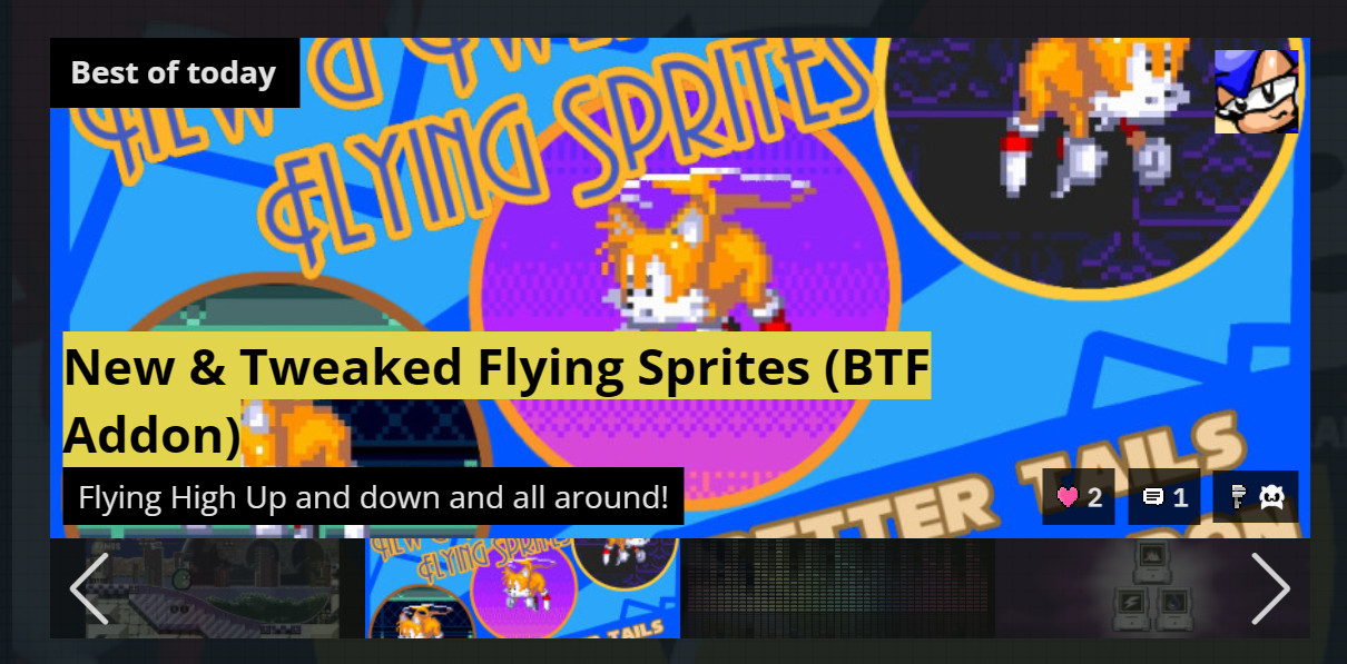 New & Tweaked Flying Sprites (BTF Addon) Mod for Sonic 3 A.I.R. | S3AIR ...
