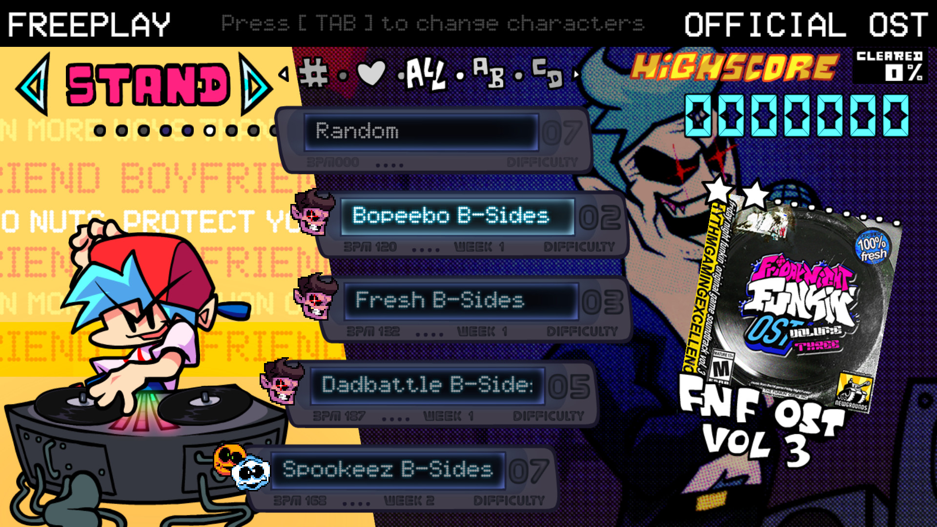 (MOBILE) Unofficial B-Sides Basegame/V-Slice Port Mod for Friday Night Funkin' | FNF Mods