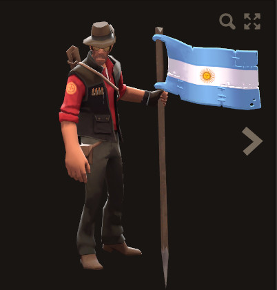 Argentinian Flag for Flying Colors Mod for Team Fortress 2 | TF2 Mods