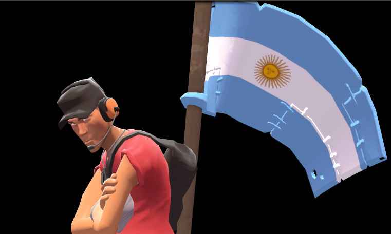 Argentinian Flag for Flying Colors Mod for Team Fortress 2 | TF2 Mods