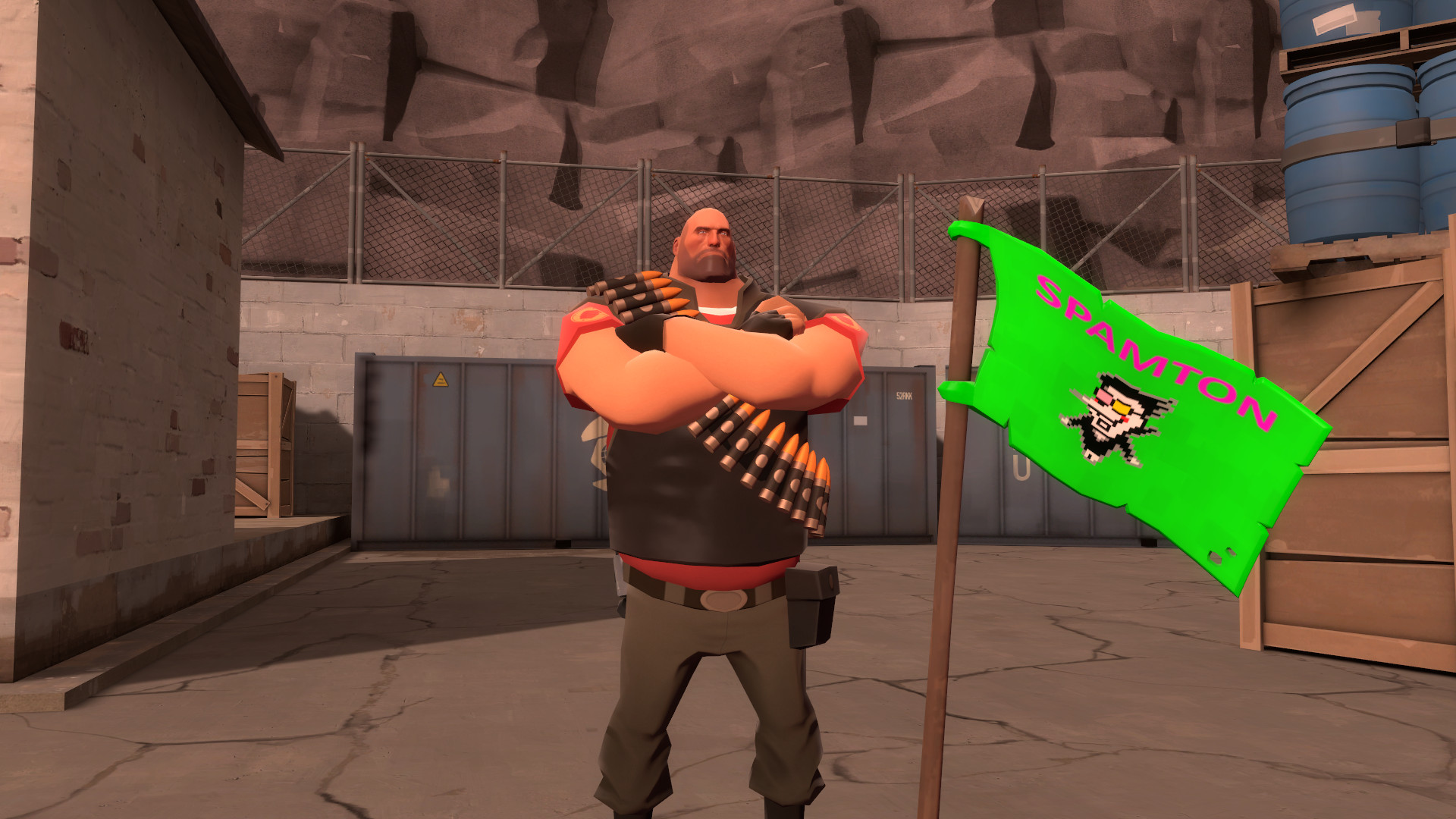 Spamton Flag Mod for Team Fortress 2 | TF2 Mods