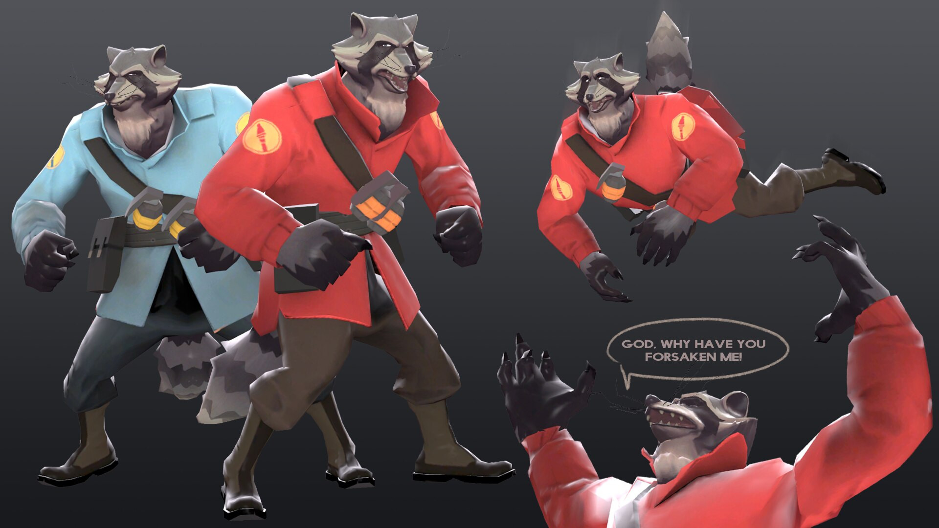 Platoon Raccoon [CASUAL COMPAT.] Mod for Team Fortress 2 | TF2 Mods