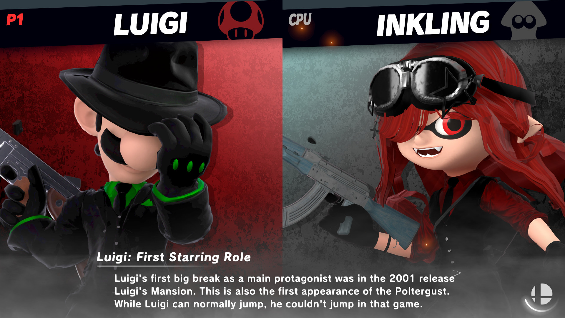 Mafioso Luigi Mod for Super Smash Bros. Ultimate | SSBU Mods