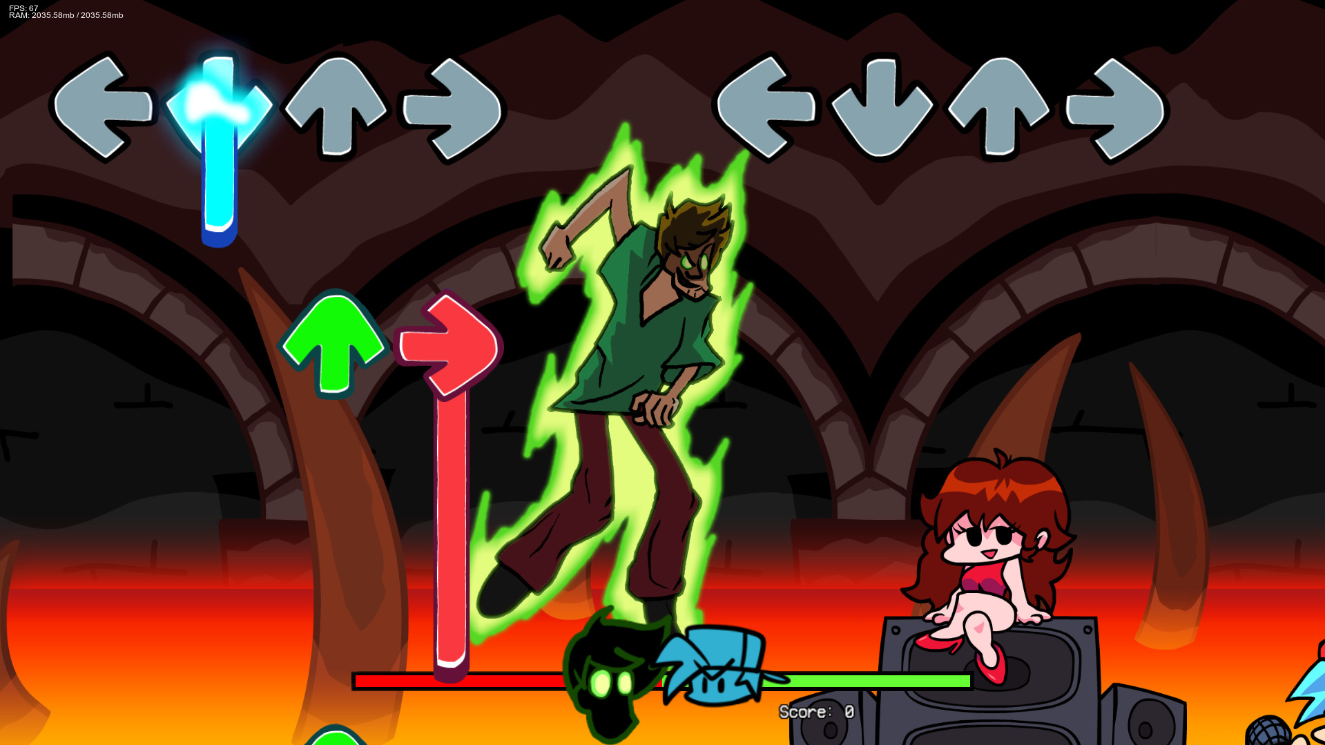 FNF VS Shaggy VSlice port Mod for Friday Night Funkin' | FNF Mods