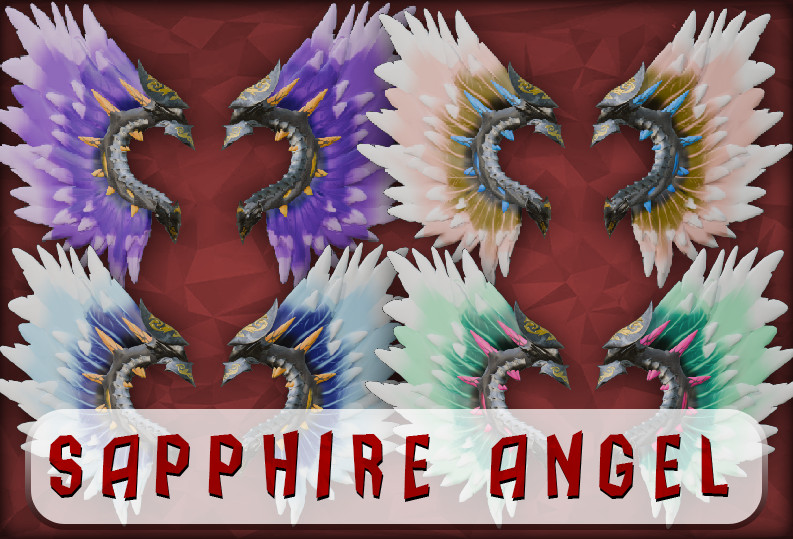 Sapphire Angel Wings Mod for Counter-Strike 2 | CS2 Mods
