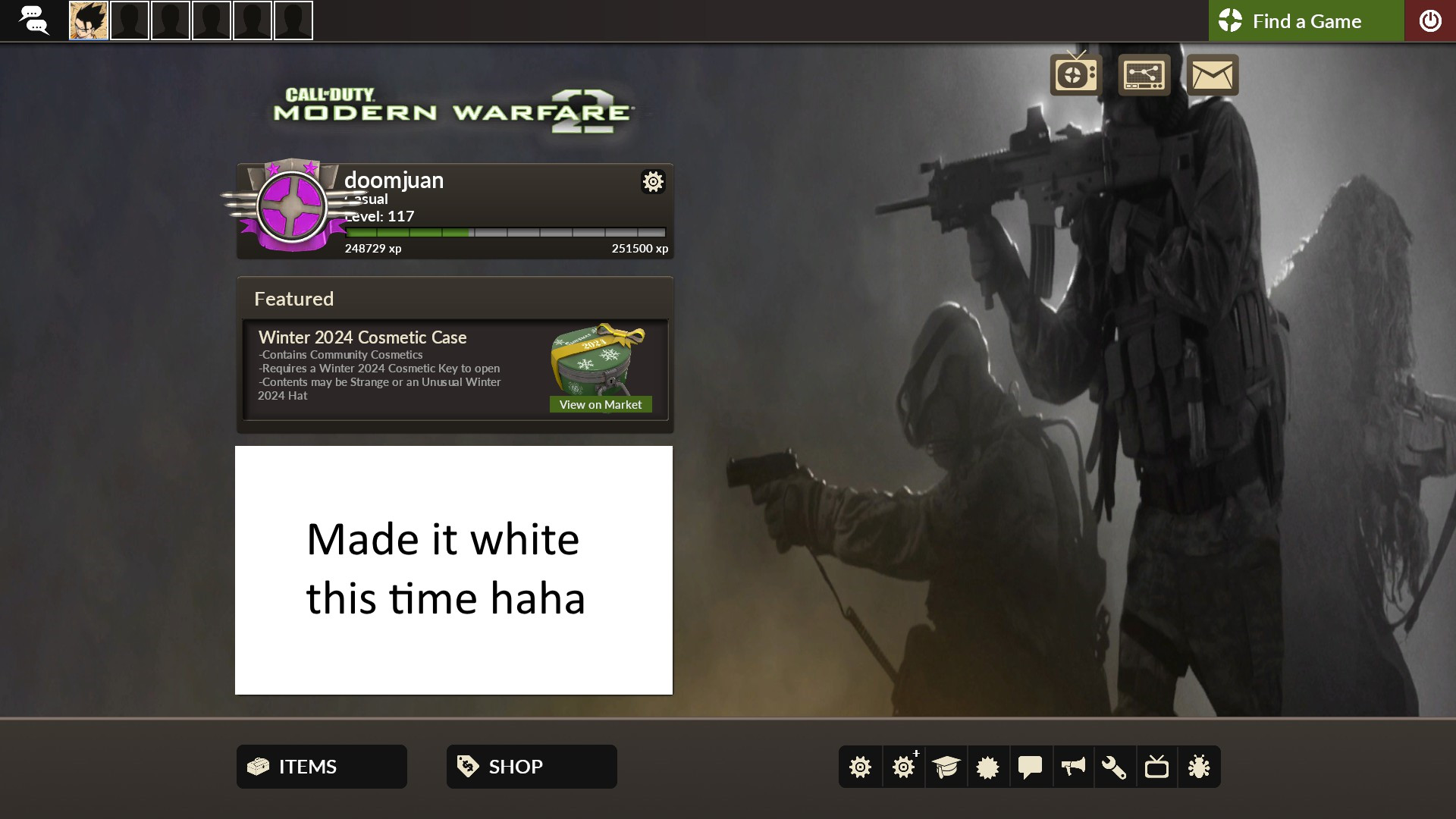 CoD: Modern Warfare 2 Menu Pack Mod for Team Fortress 2 | TF2 Mods