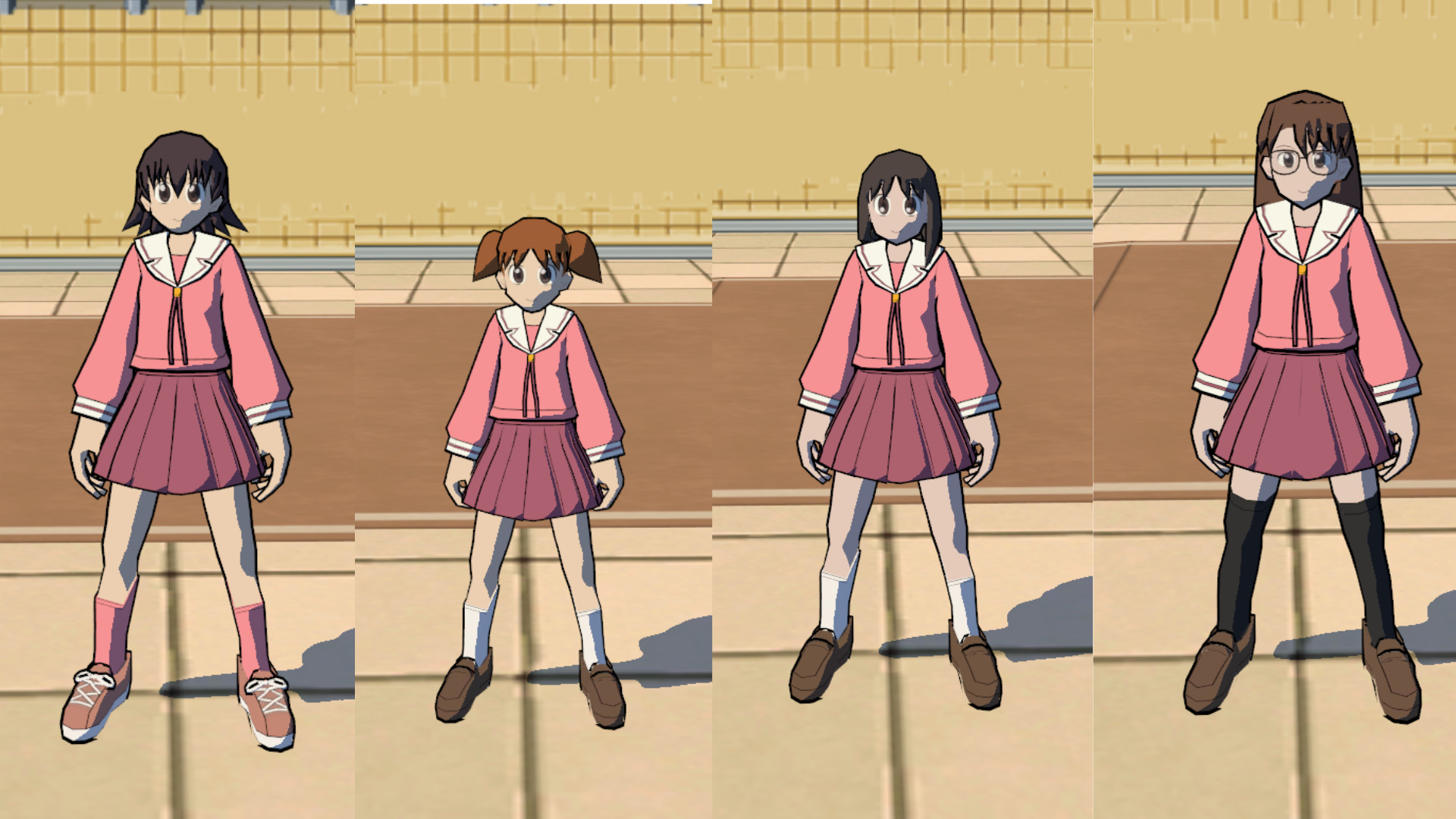 Azumanga Daioh Characters Mod for Bomb Rush Cyberfunk | BRC Mods