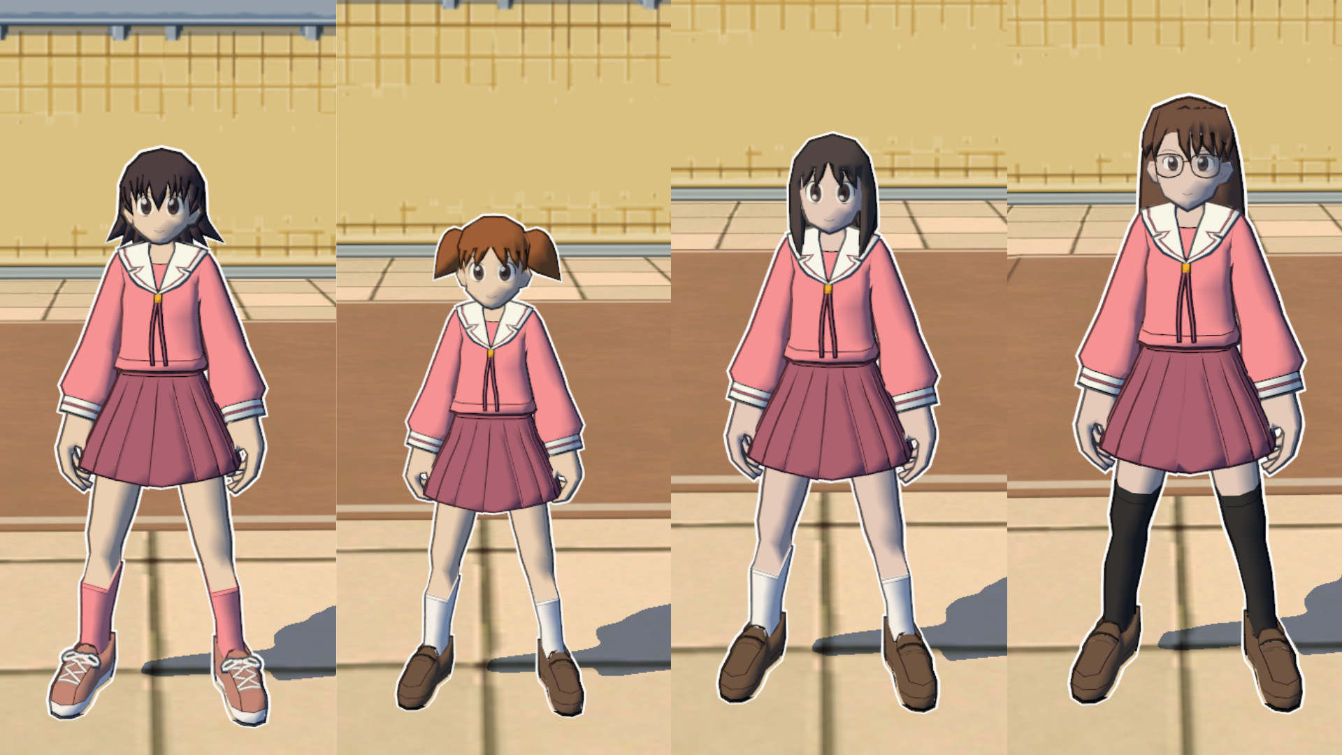 Azumanga Daioh Characters Mod for Bomb Rush Cyberfunk | BRC Mods