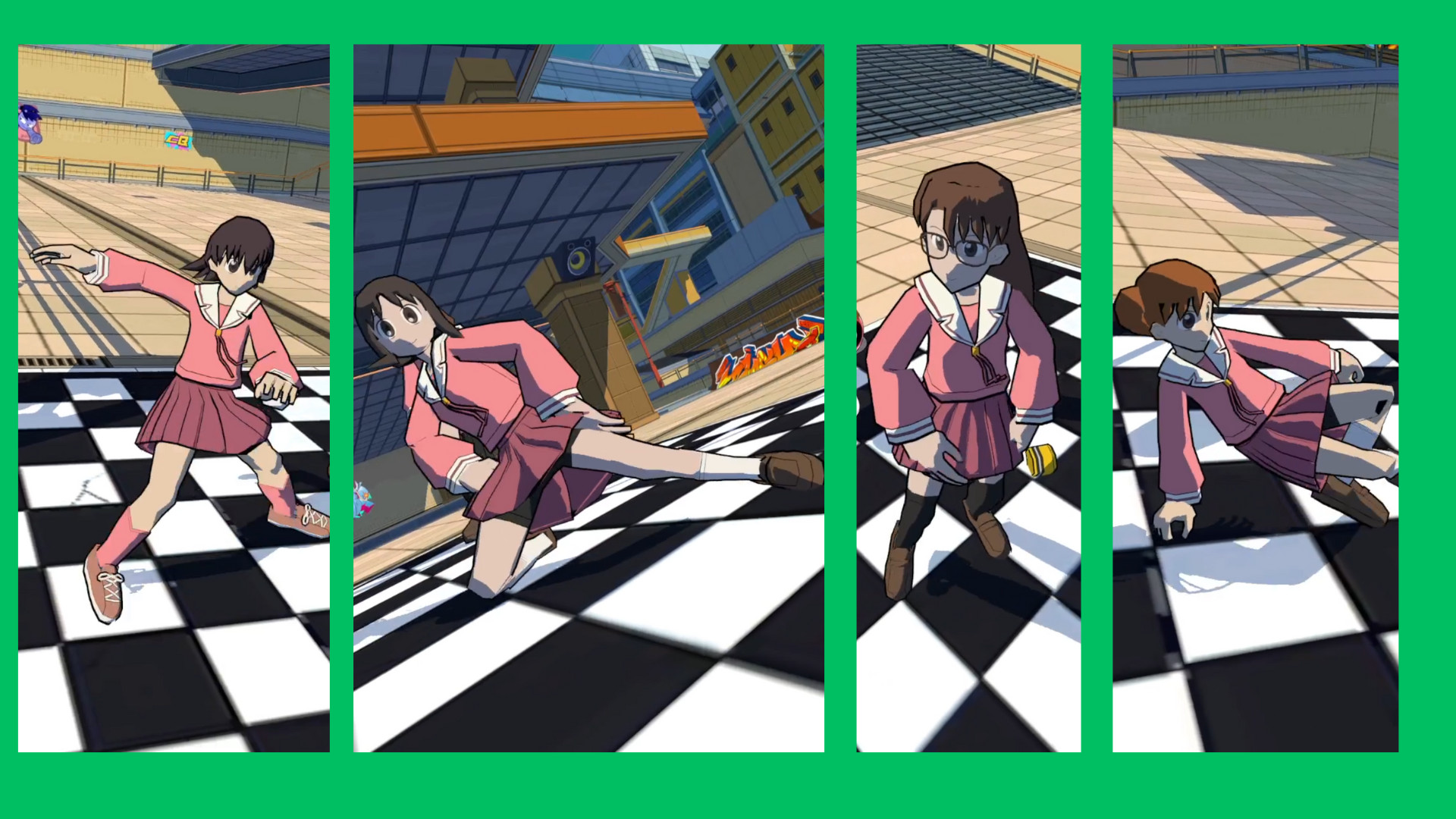 Azumanga Daioh Characters Mod for Bomb Rush Cyberfunk | BRC Mods