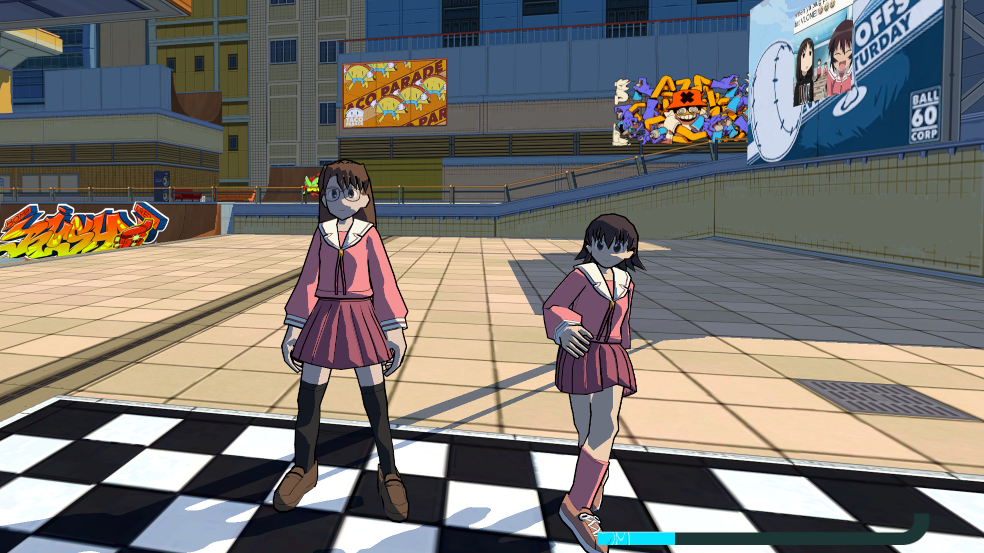 Azumanga Daioh Characters Mod for Bomb Rush Cyberfunk | BRC Mods