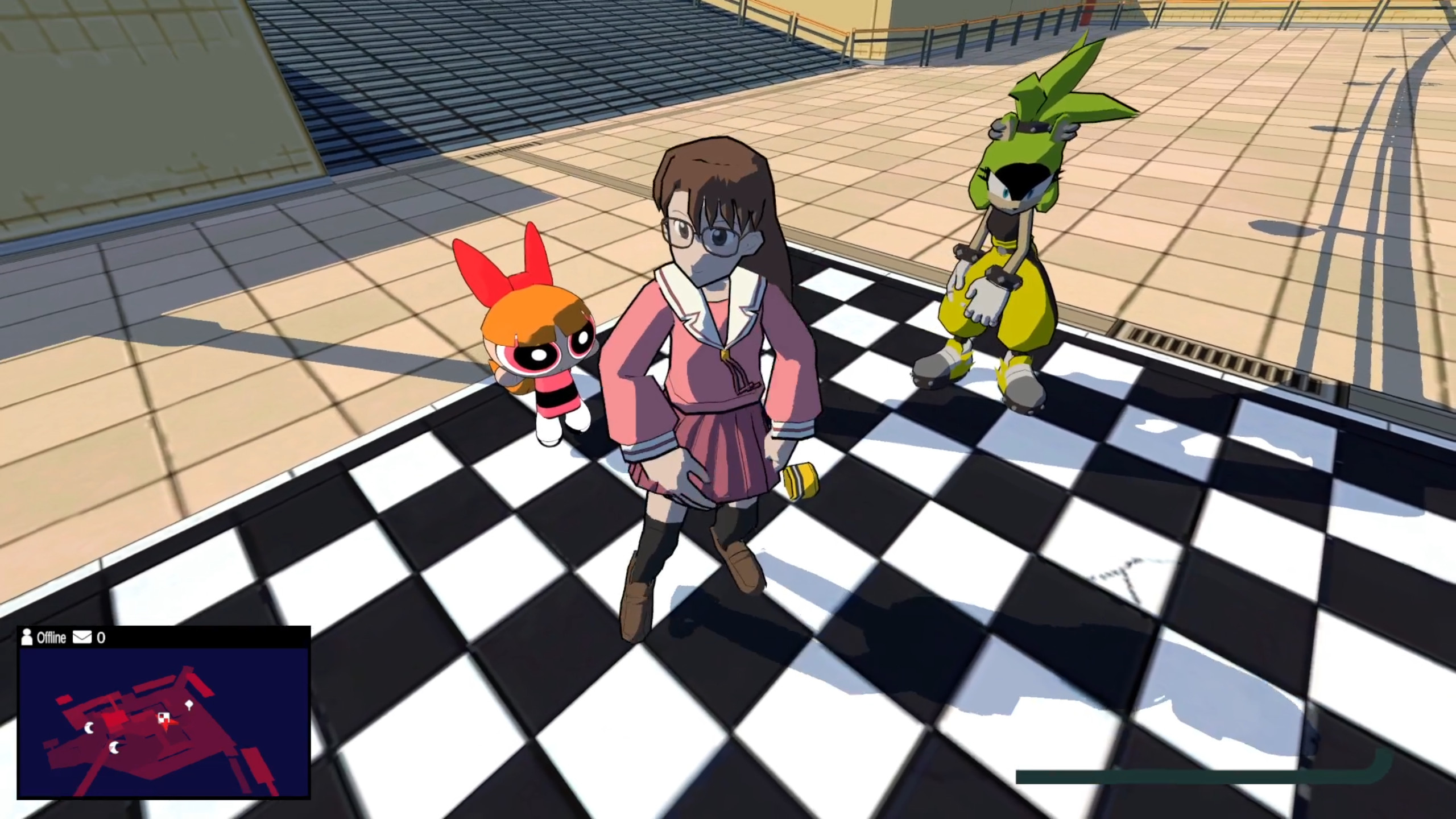 Azumanga Daioh Characters Mod for Bomb Rush Cyberfunk | BRC Mods