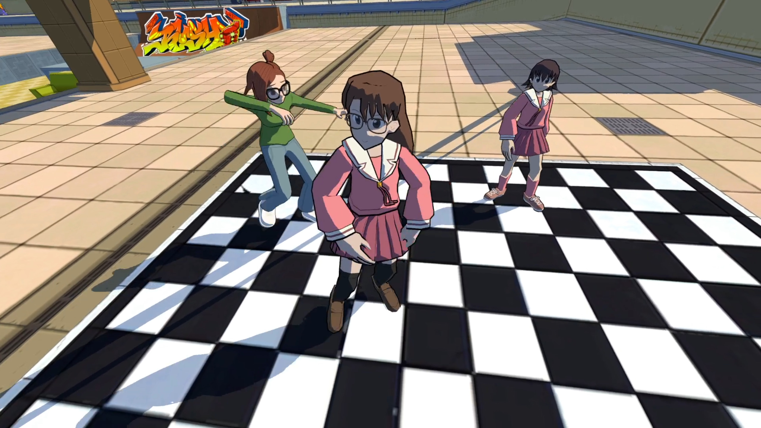Azumanga Daioh Characters Mod for Bomb Rush Cyberfunk | BRC Mods