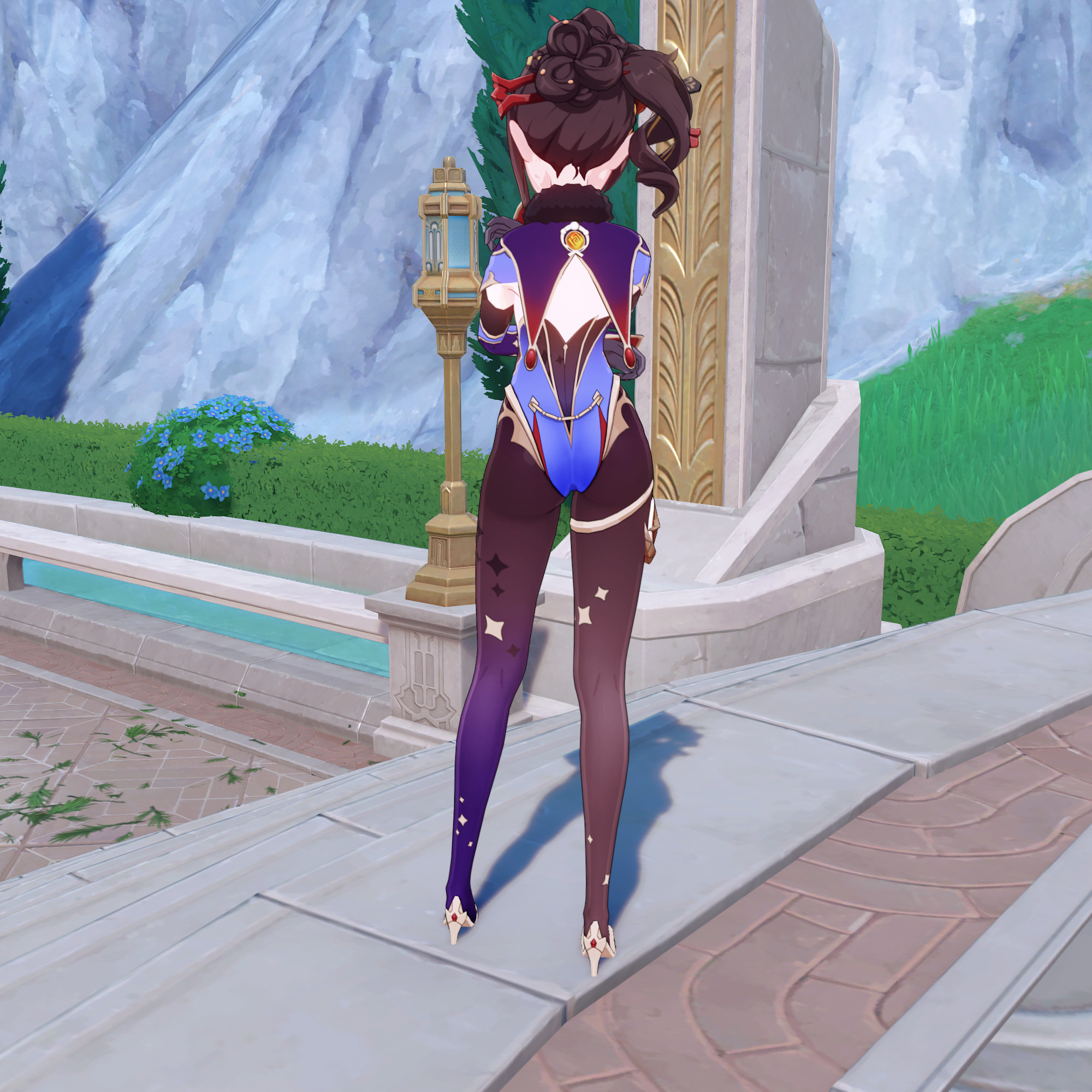 Chiori mona outfit Mod for Genshin Impact | GI Mods