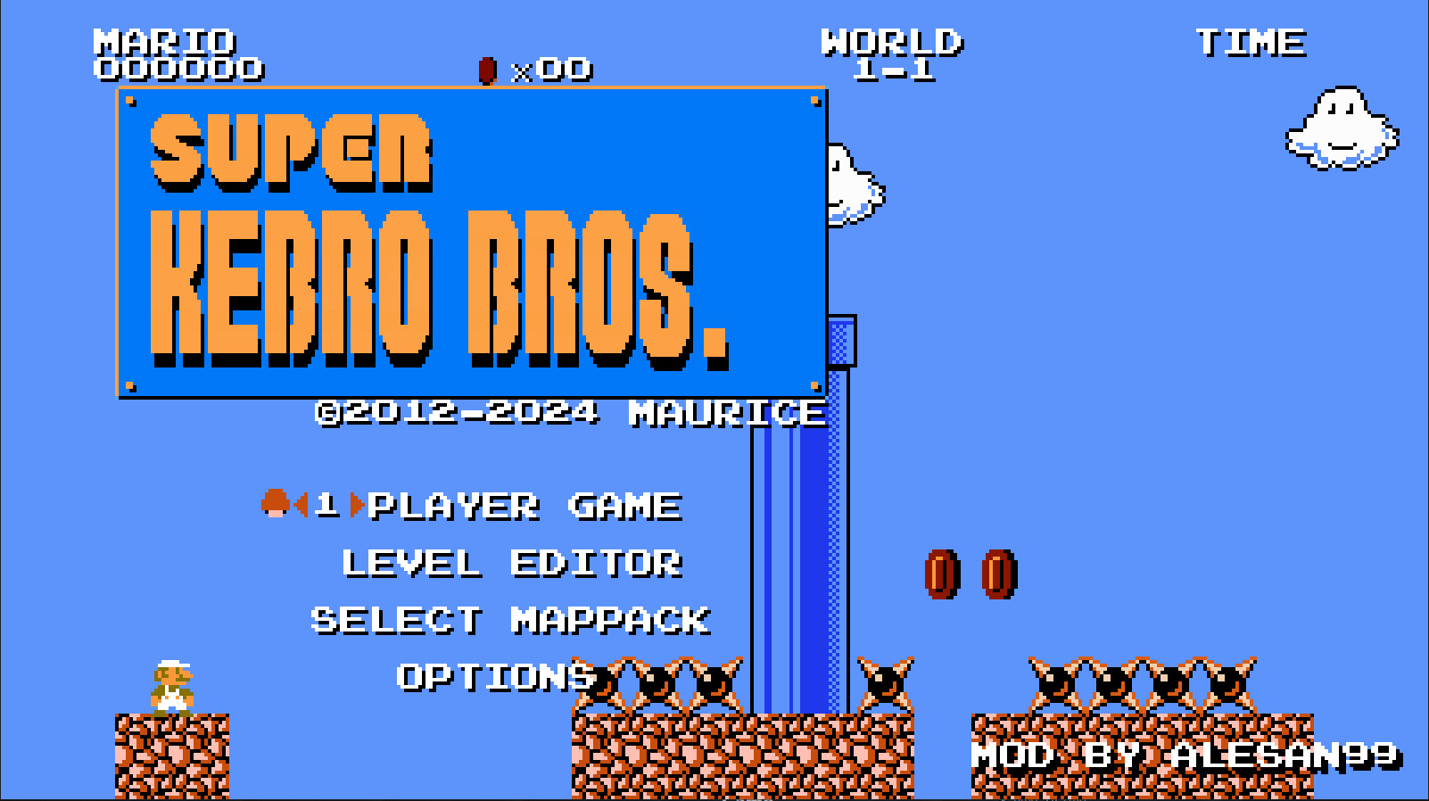 Super Kebro Bros. [Kaizo Mod] (W4) Mod for Mari0 | Mari0 Mods