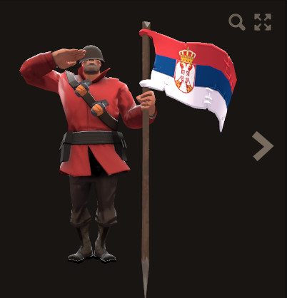 Serbian Flag for Flying Colors Mod for Team Fortress 2 | TF2 Mods