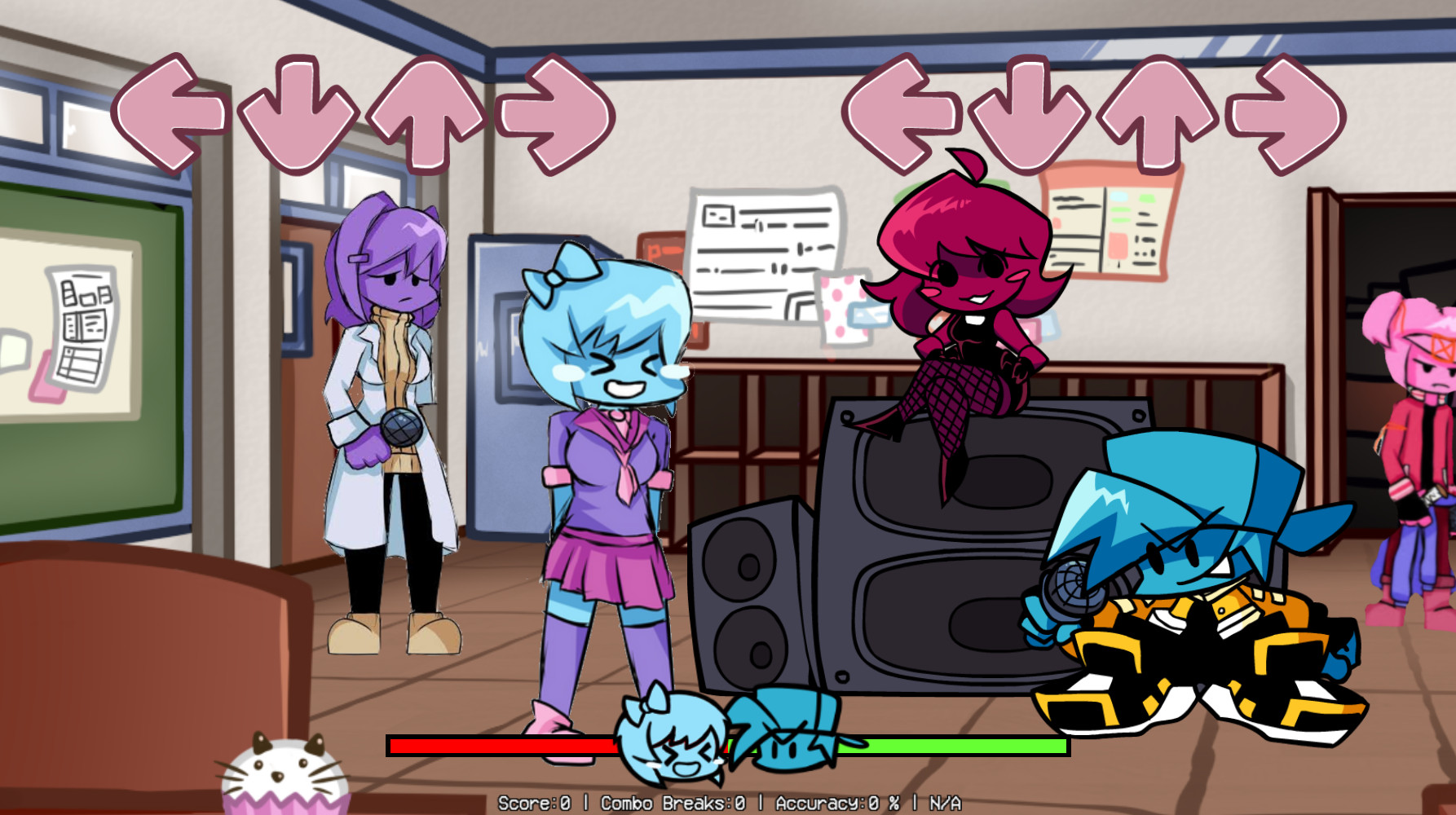 Doki Doki Takeover Minus Mod for Friday Night Funkin' | FNF Mods