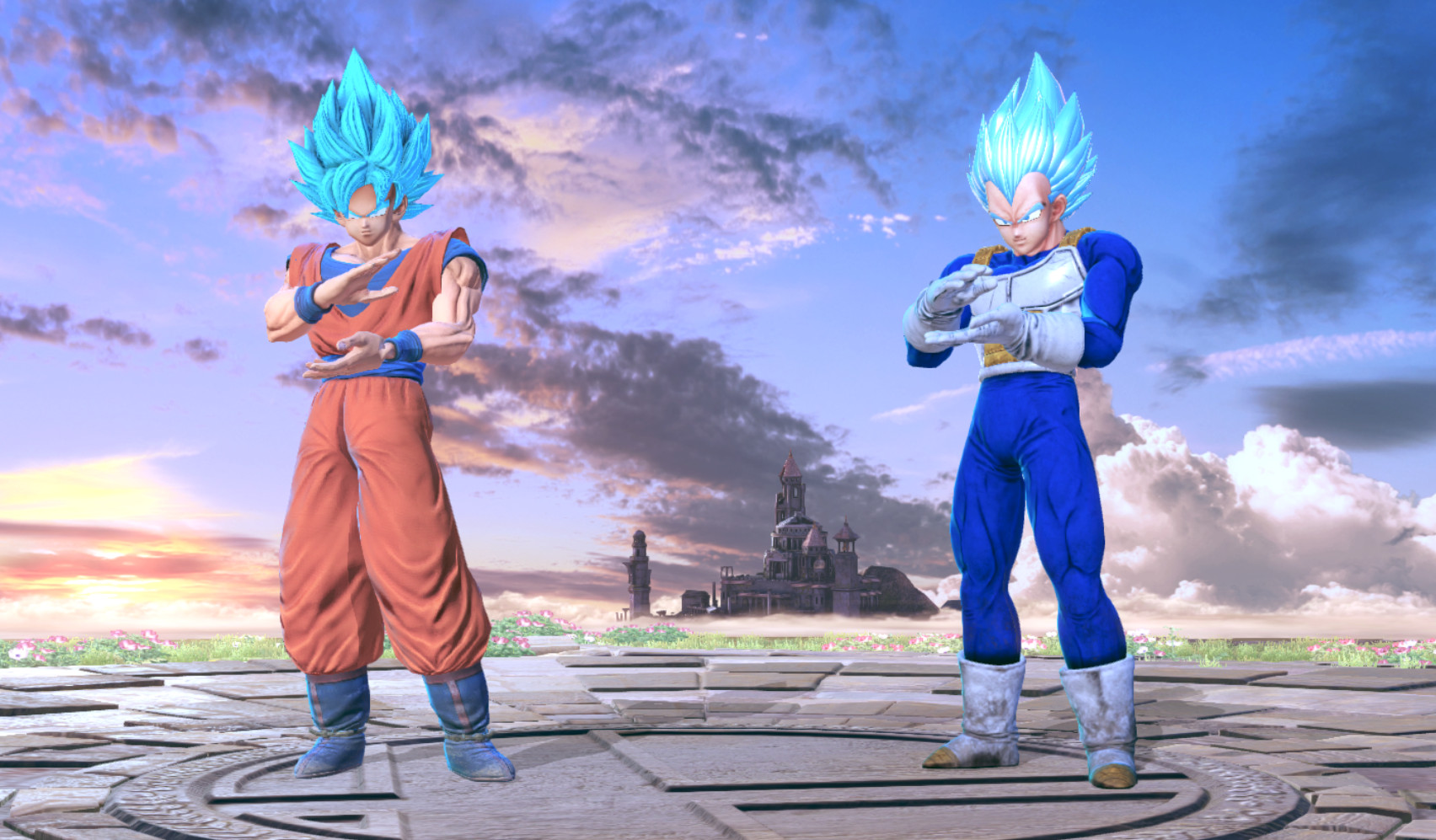 Vegeta Super Saiyan & Super Saiyan Blue Mod for Super Smash Bros ...