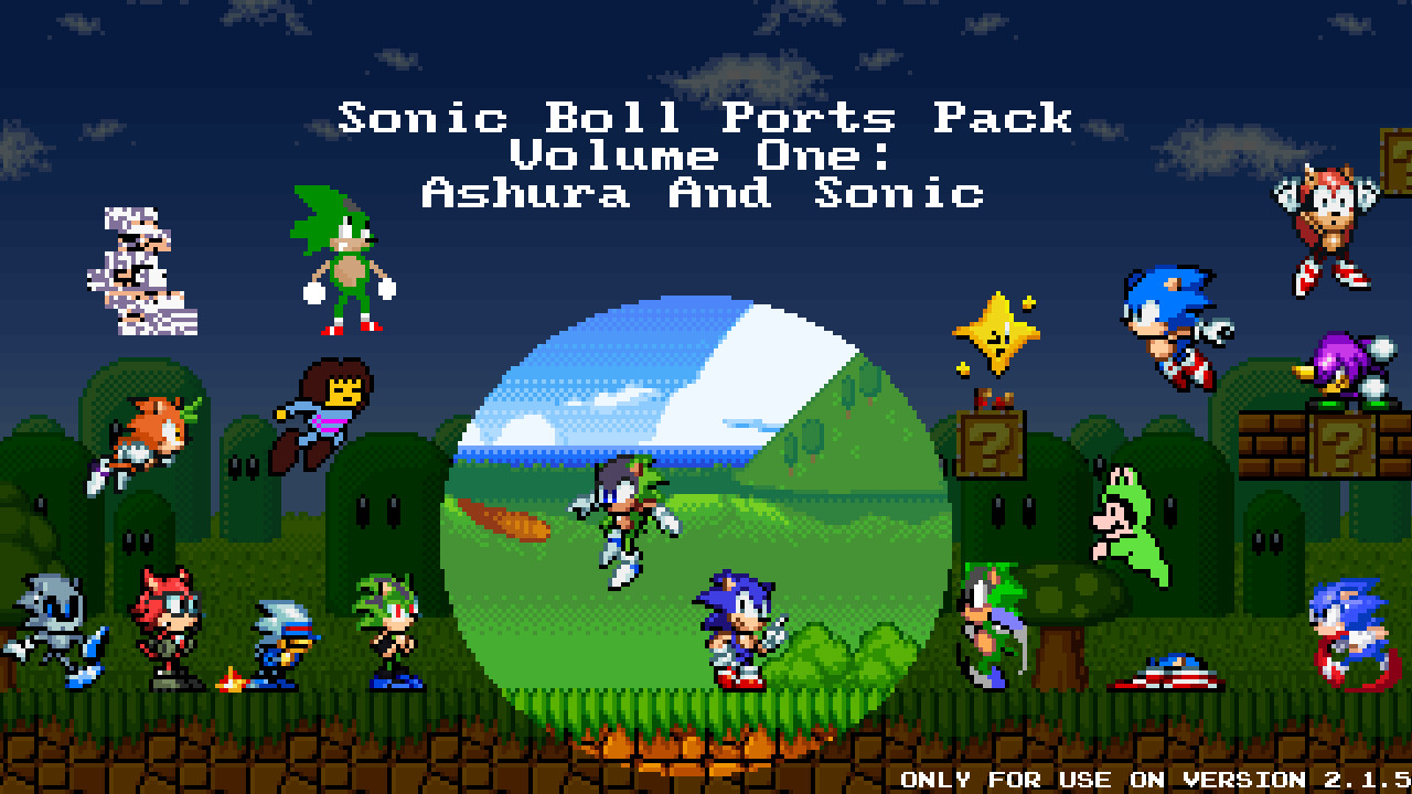 Ports Pack Volume 1: Sonic And Ashura [2.1.5.2] Mod for Boll Deluxe | BDX Mods