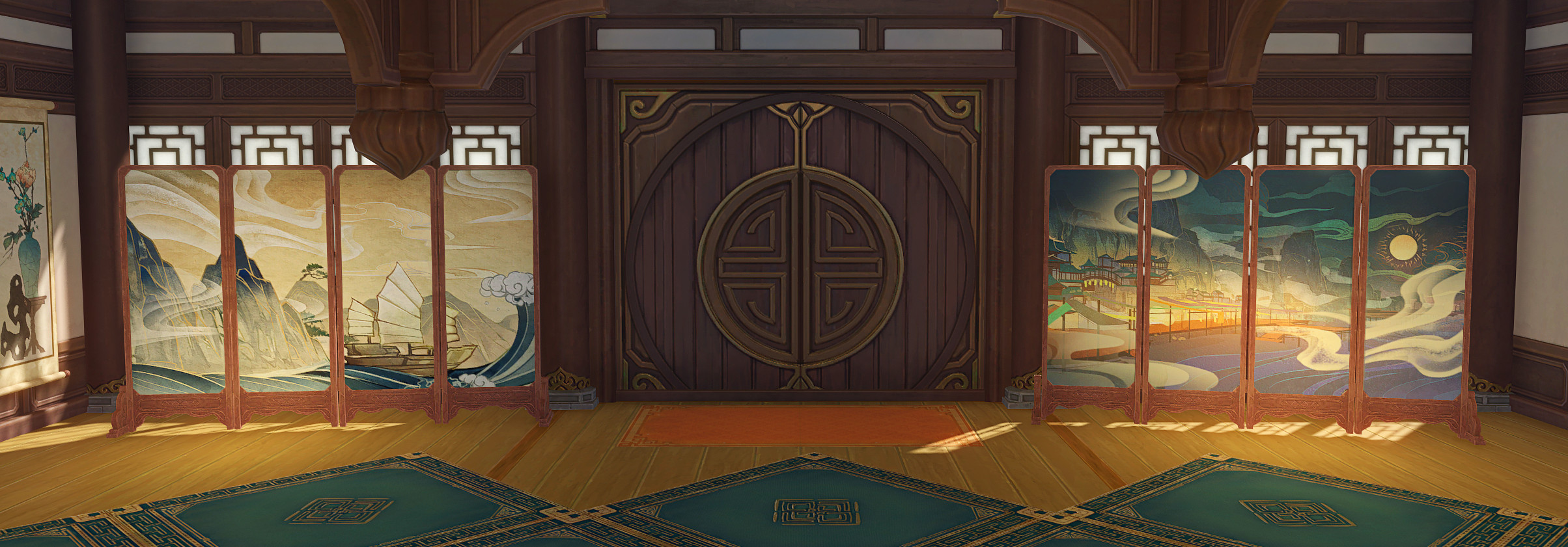 Pine Folding Screen - Liyue Harbor Mod for Genshin Impact | GI Mods