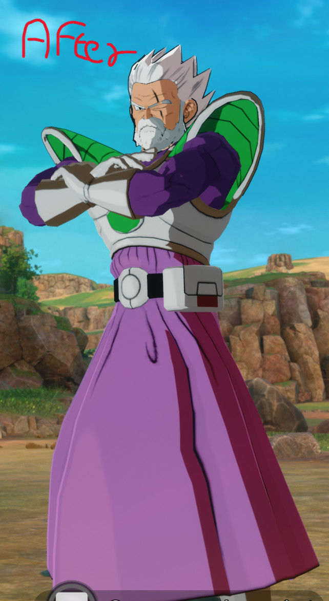 DBColorZ - More accurate colors Paragus Mod for Dragon Ball: Sparking ...