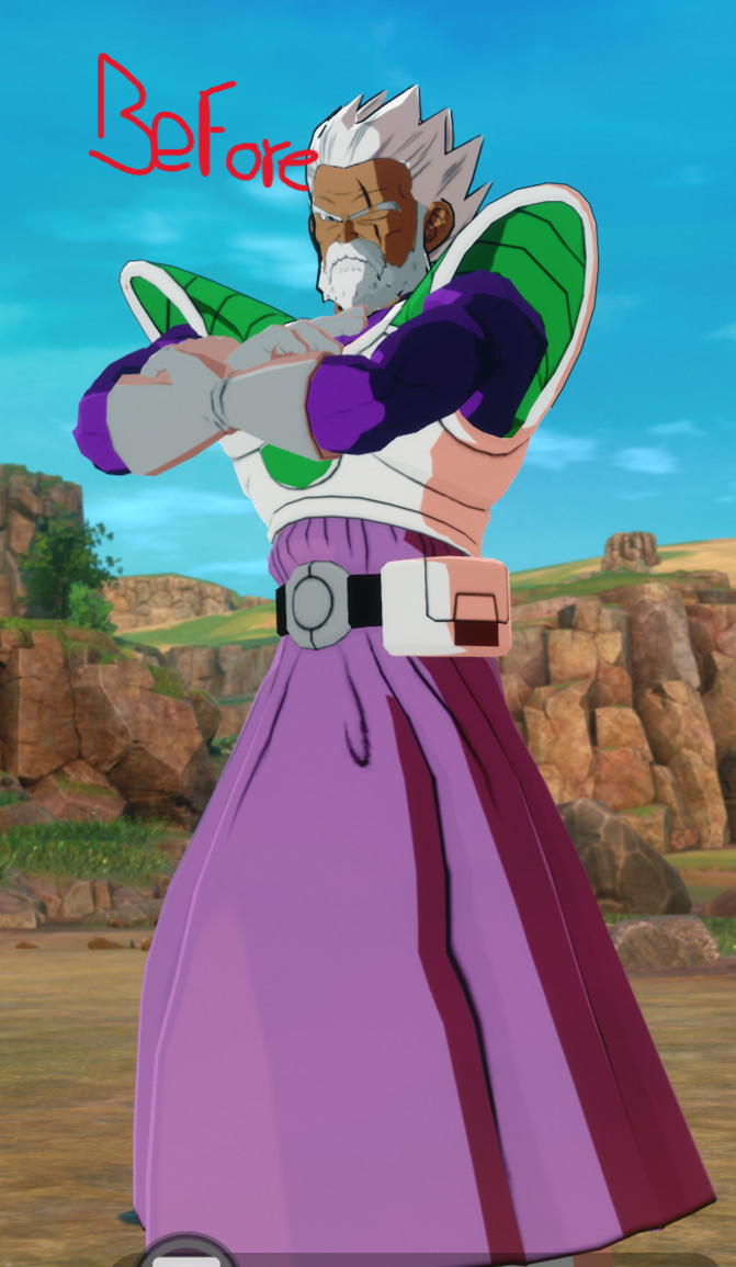 DBColorZ - More accurate colors Paragus Mod for Dragon Ball: Sparking ...