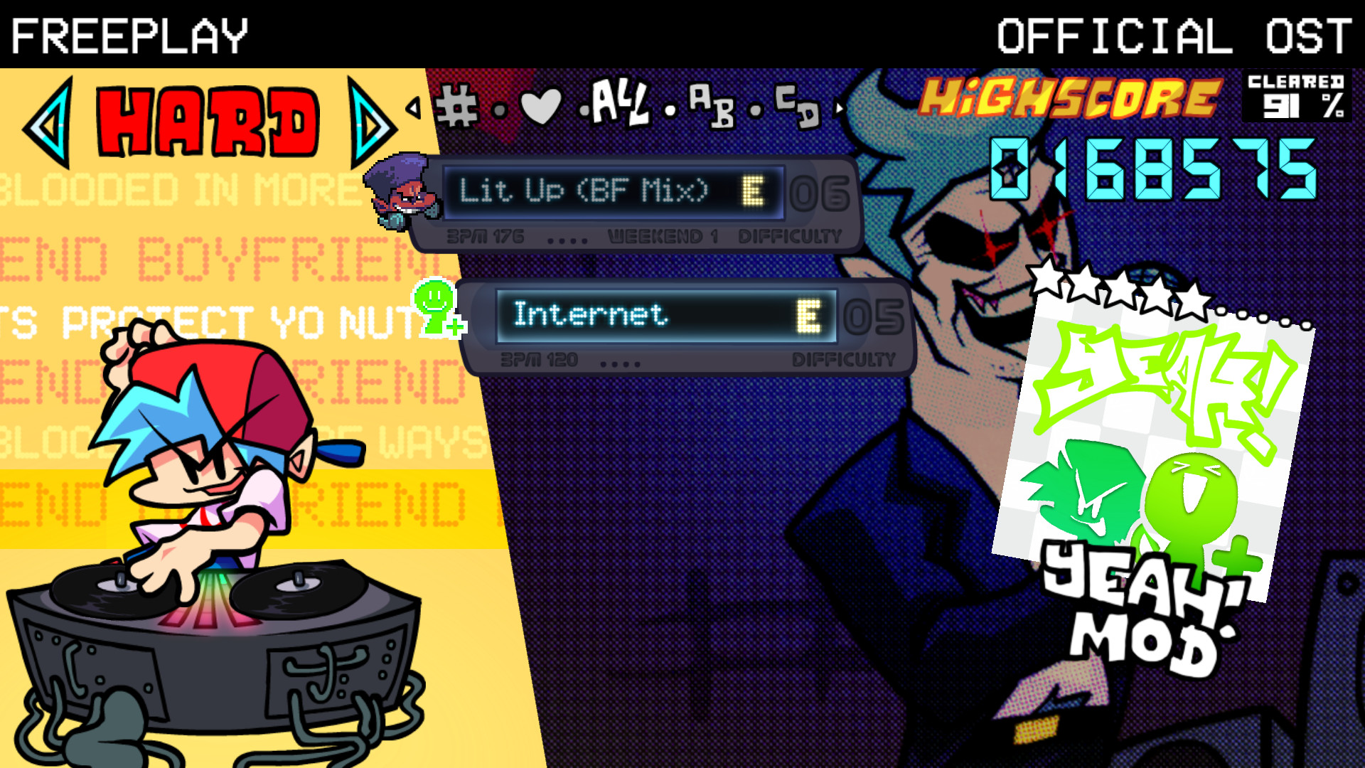 Yeah! - Internet Oneshot [V-SLICE] Mod for Friday Night Funkin' | FNF Mods